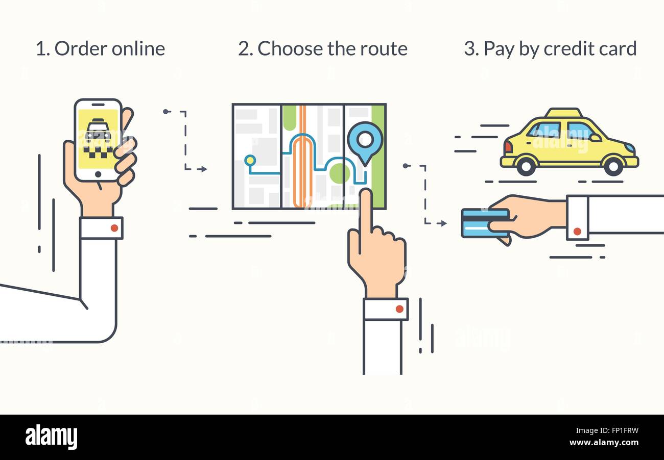 Car vehicle ordering Stock Vector Images - Alamy