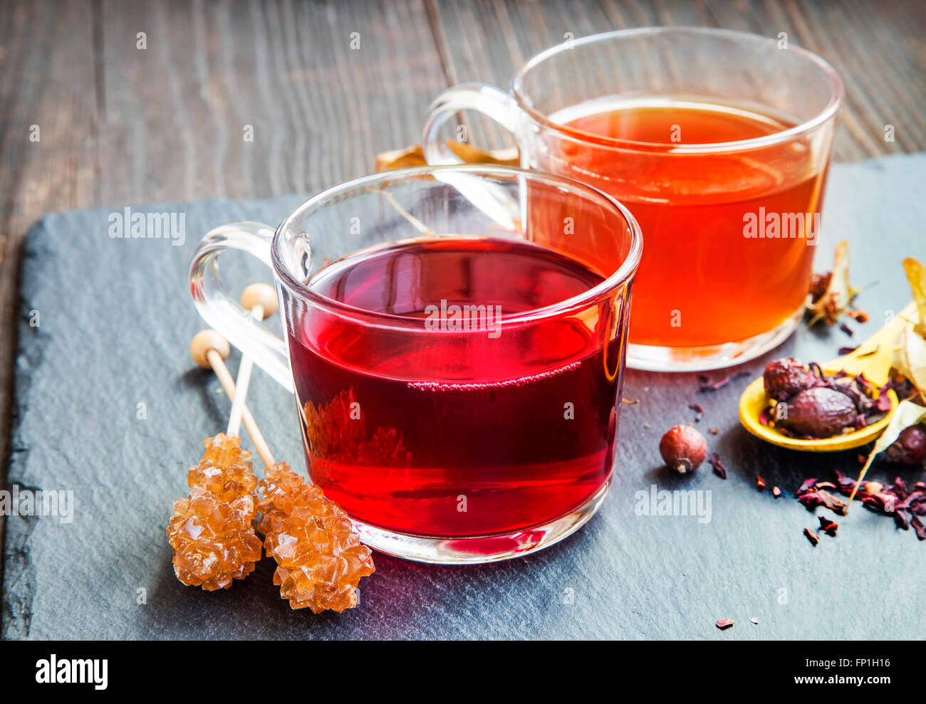 Black tea in transparent glass hi-res stock photography and images - Alamy