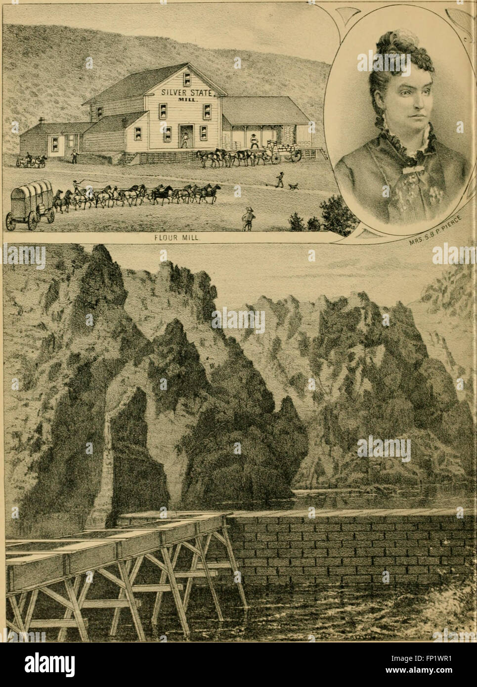 History of Nevada; (1881 Stock Photo - Alamy