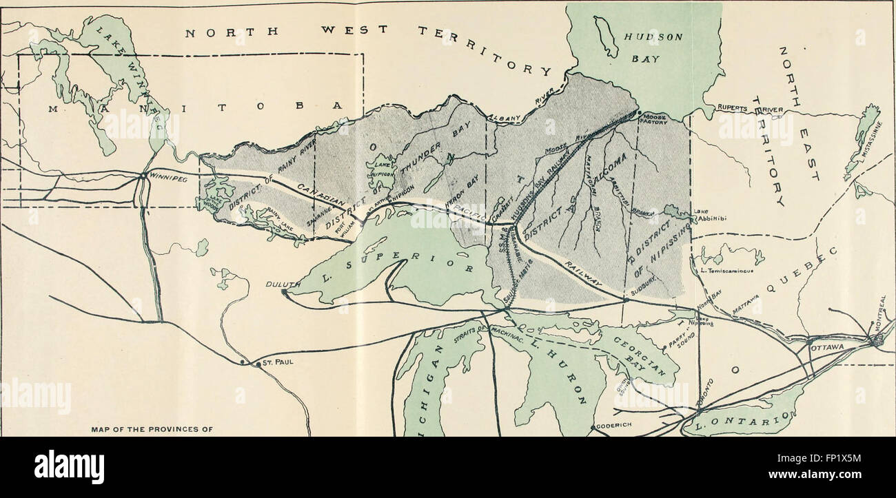 This 1898 report discusses the Hudson's Bay Railway route, specifically ...