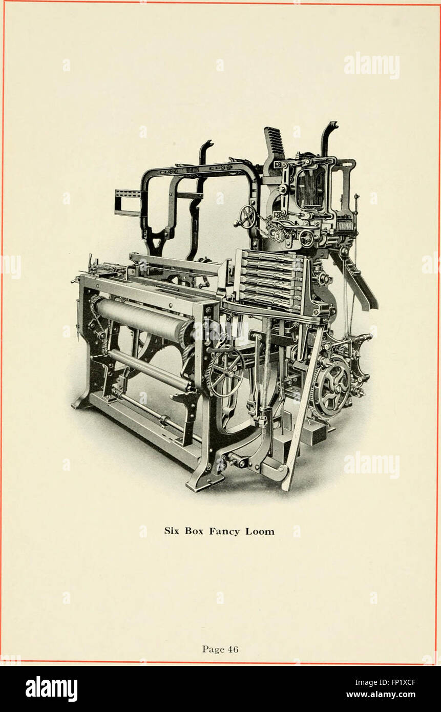 This 1913 catalog describes Whitin cotton weaving machinery, detailing ...
