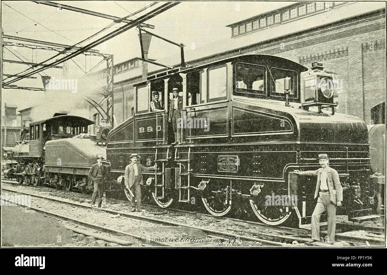 This 1895 journal focuses on the technology of locomotive engineering ...