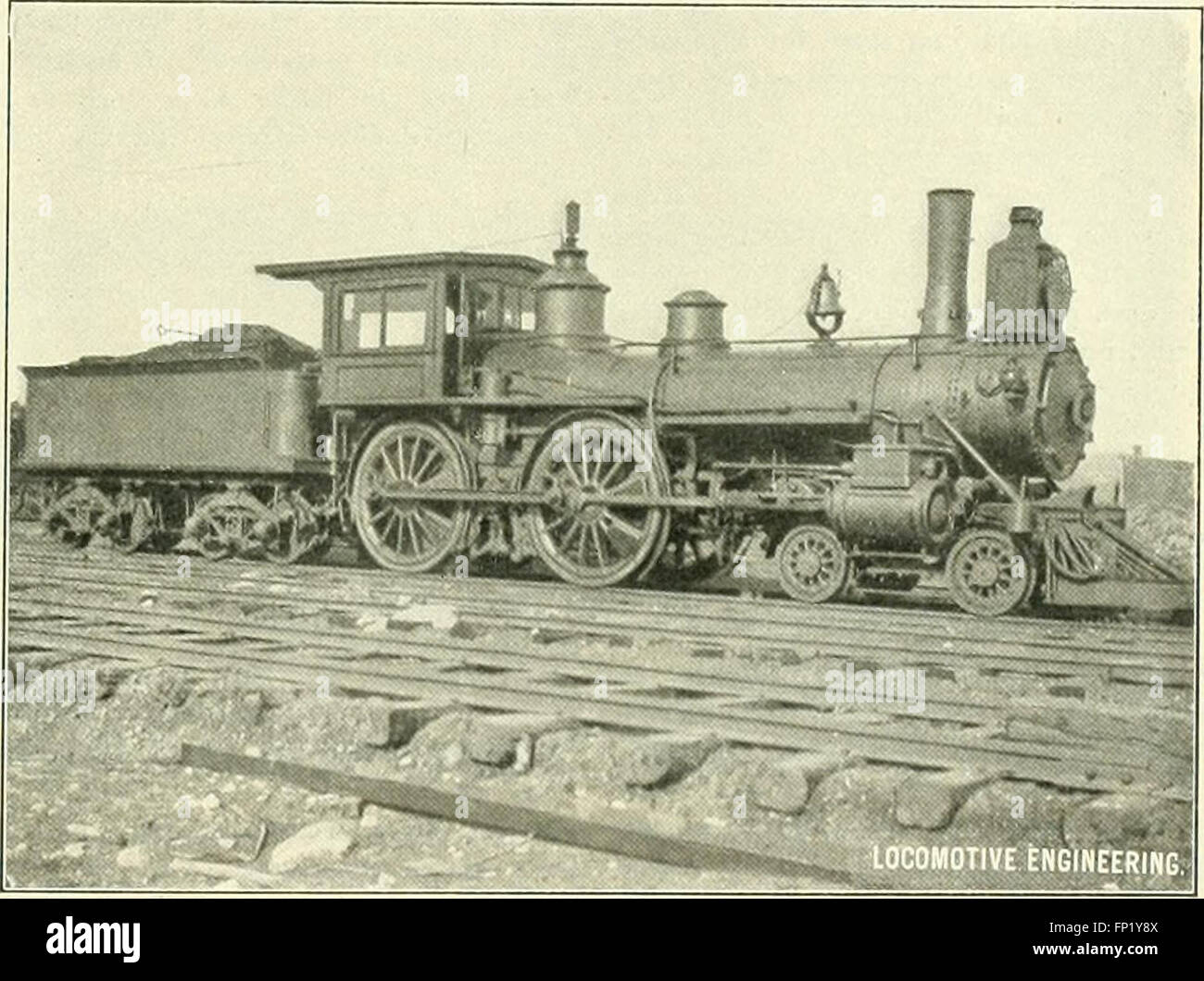 Locomotive Engineering (1900) focuses on the technology and development ...
