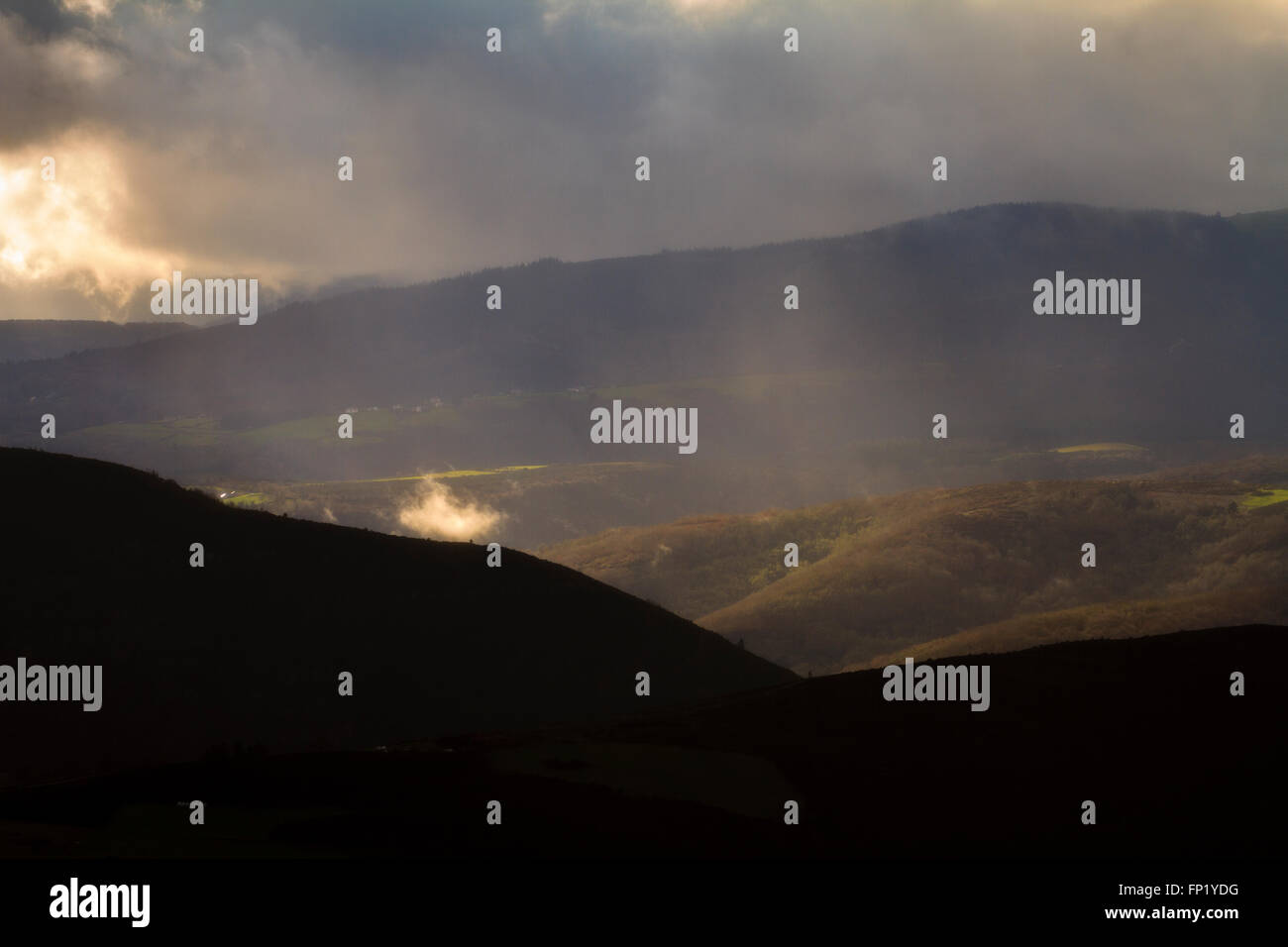 General view of Ancares mountains. Ancares is a biosphere reserve ...