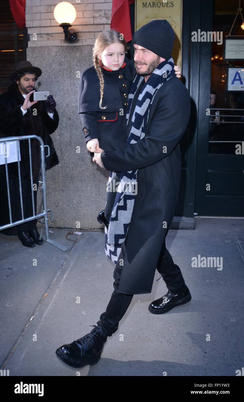 David Beckham, wife Victoria and their four children, Brooklyn, Romeo ...