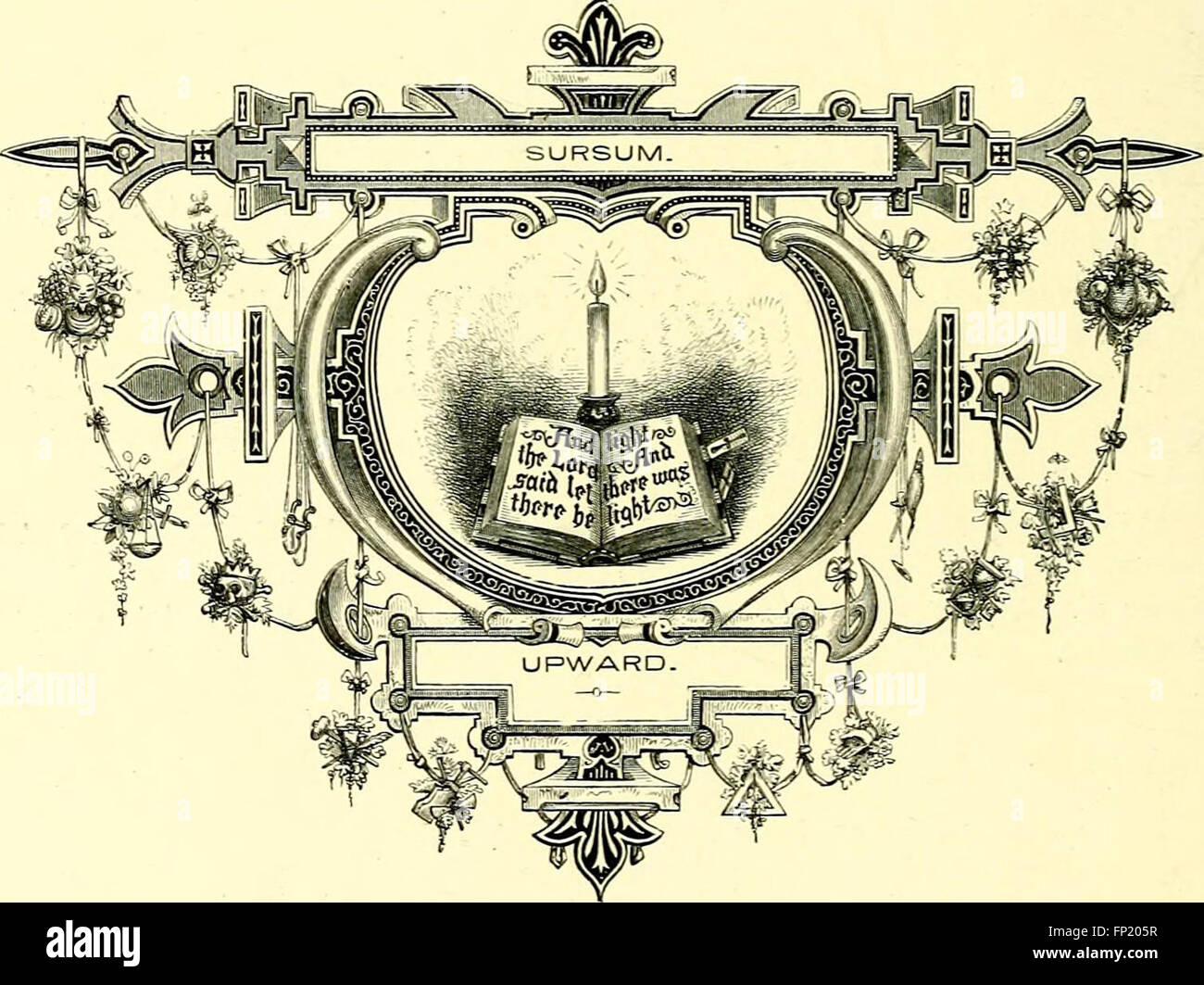 This 1860 work presents a collection of moral emblems, aphorisms ...
