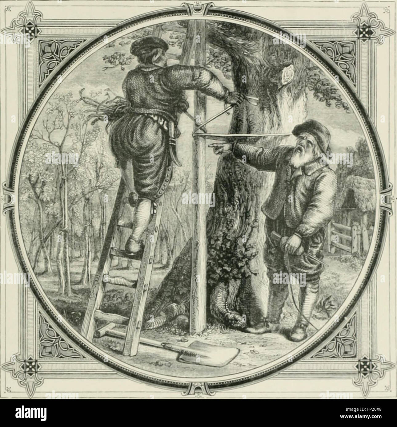 This 1860 work presents moral emblems, aphorisms, and proverbs from a ...