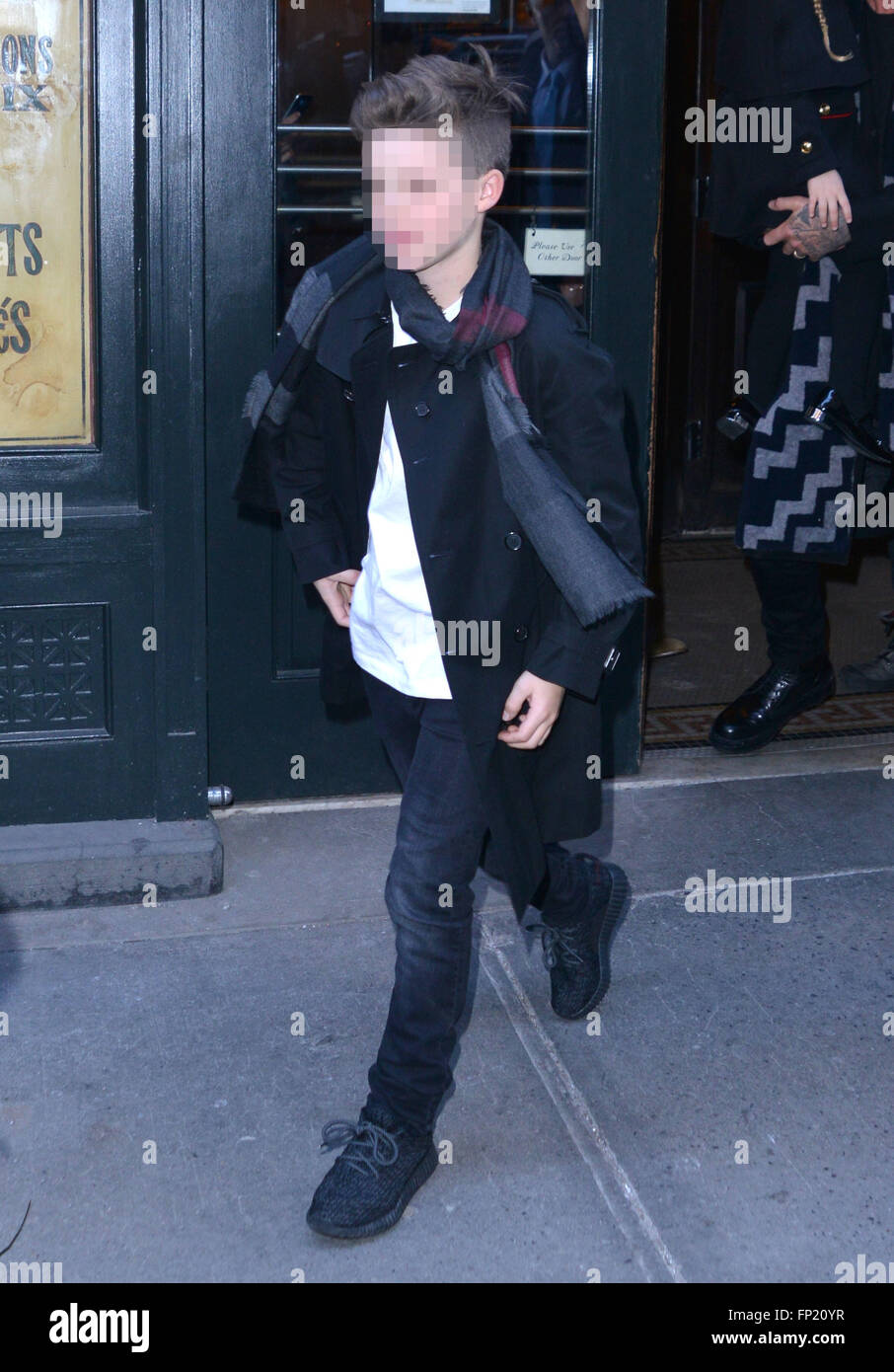 David Beckham, wife Victoria and their four children, Brooklyn, Romeo ...