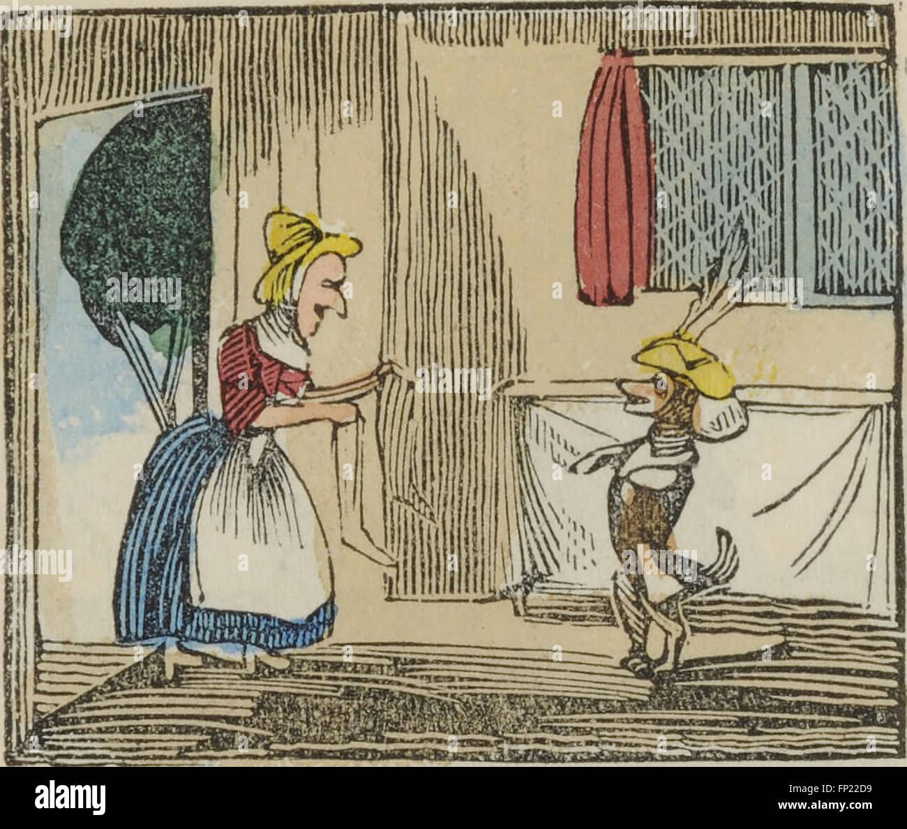 This 1840 nursery rhyme features the story of Old Mother Hubbard and ...