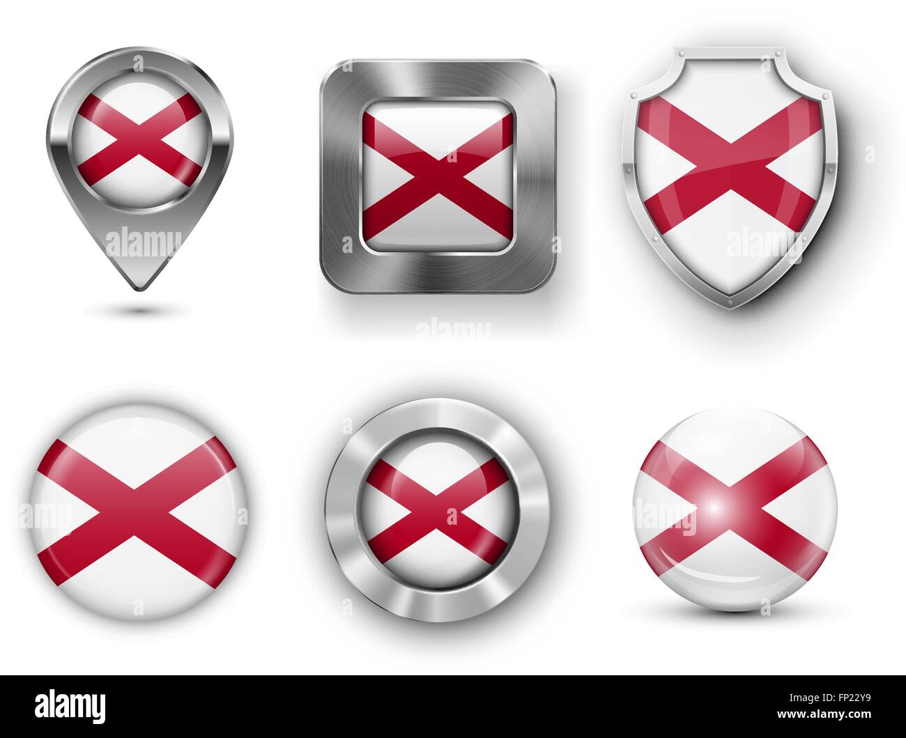 Us state alabama map hi-res stock photography and images - Alamy