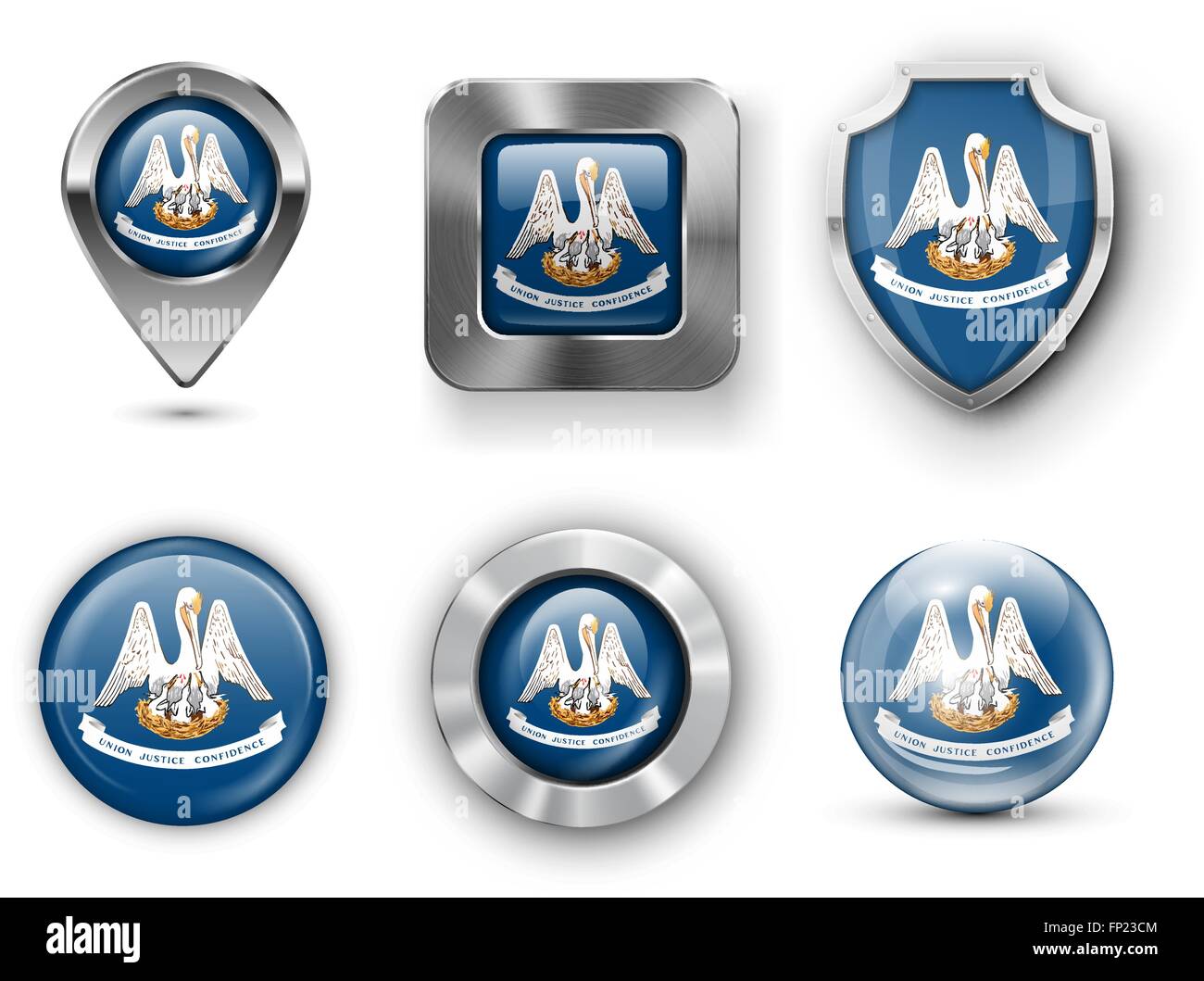 Louisiana flag hi-res stock photography and images - Alamy