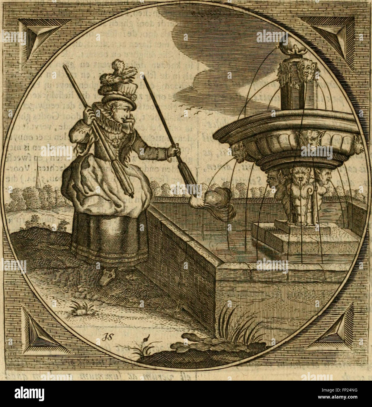 This 1627 Dutch work presents symbolic and allegorical representations ...