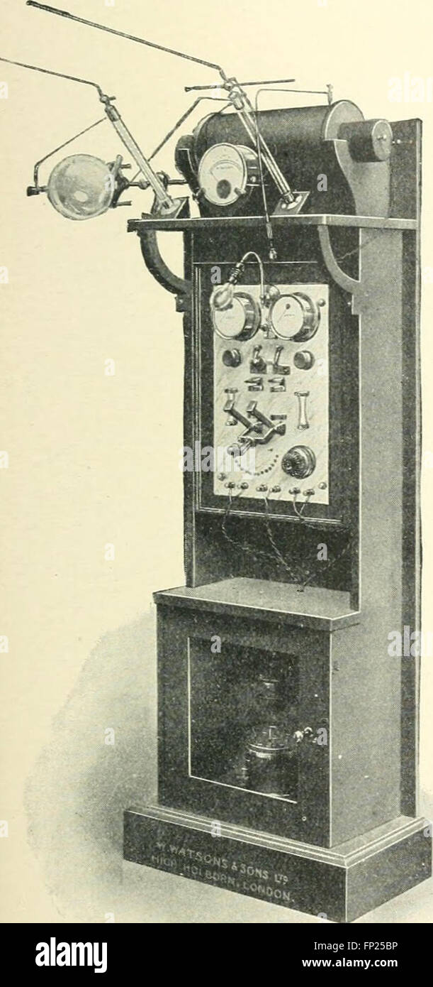 Radiography, x-ray therapeutics and radium therapy (1915 Stock Photo ...