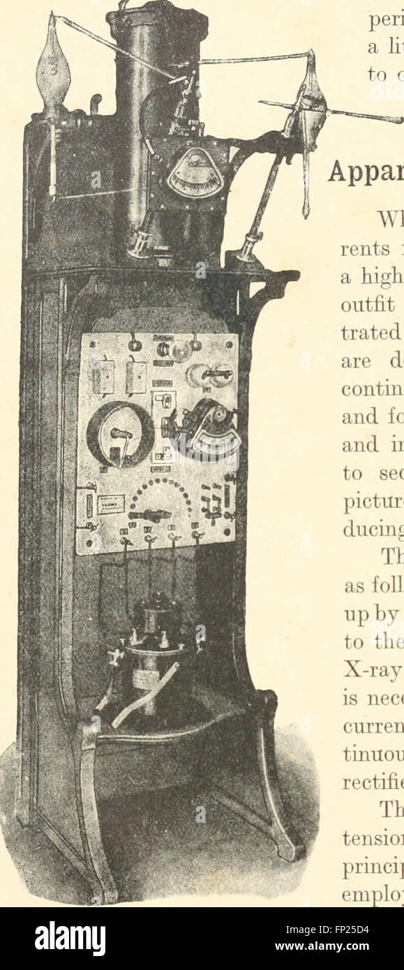 This 1915 work discusses radiography, X-ray therapeutics, and radium ...