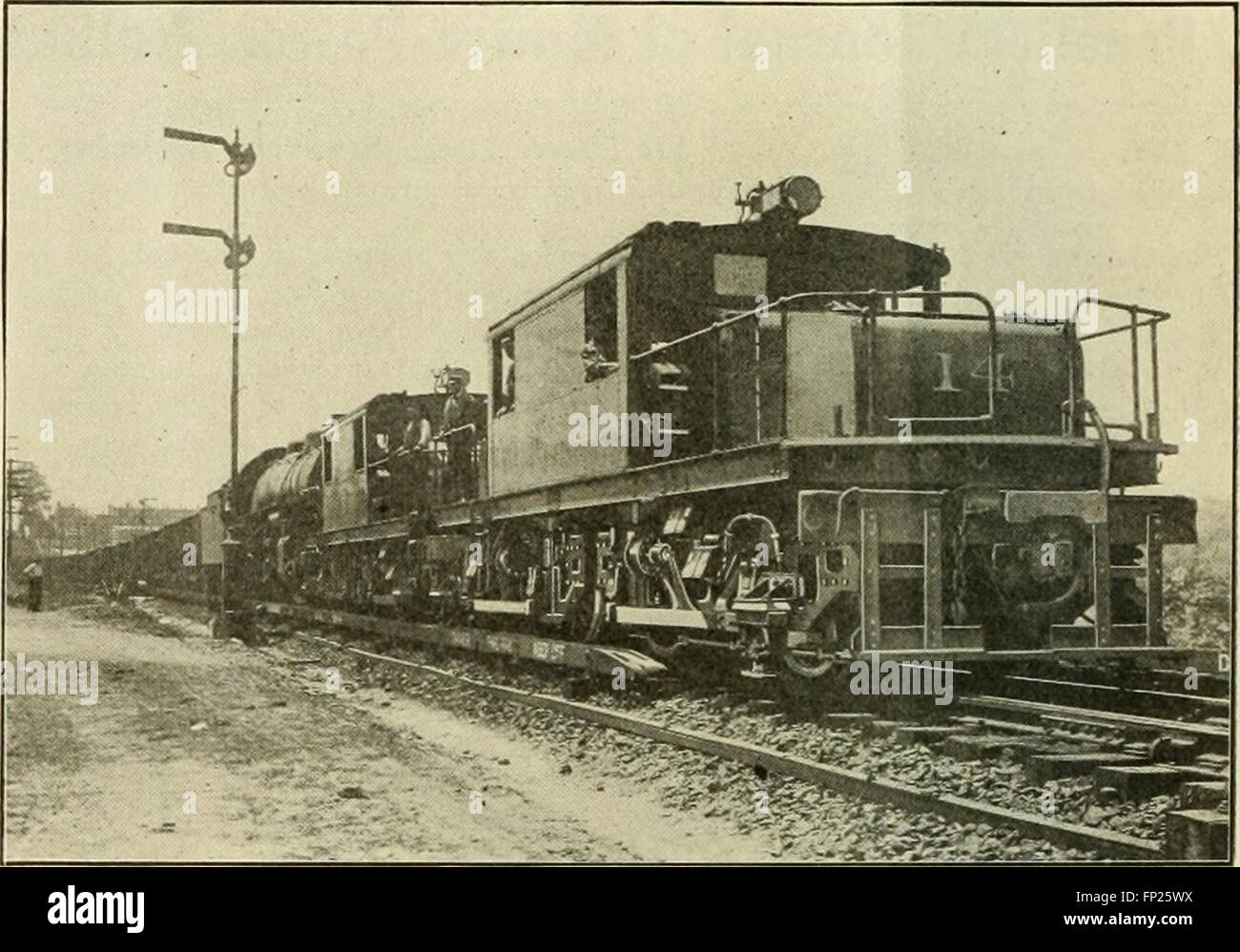 This 1912 journal focuses on the engineering of locomotives and rolling ...