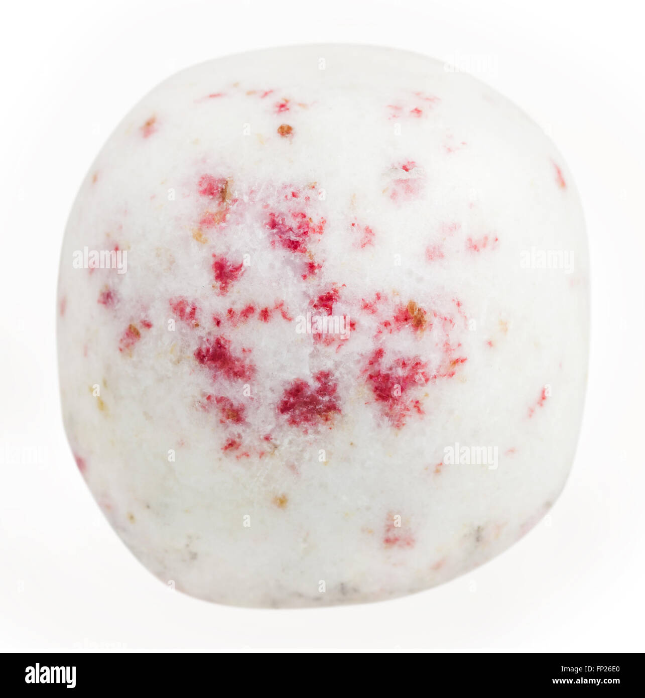 macro shooting of natural gemstone - tumbled dolomite mineral stone ...