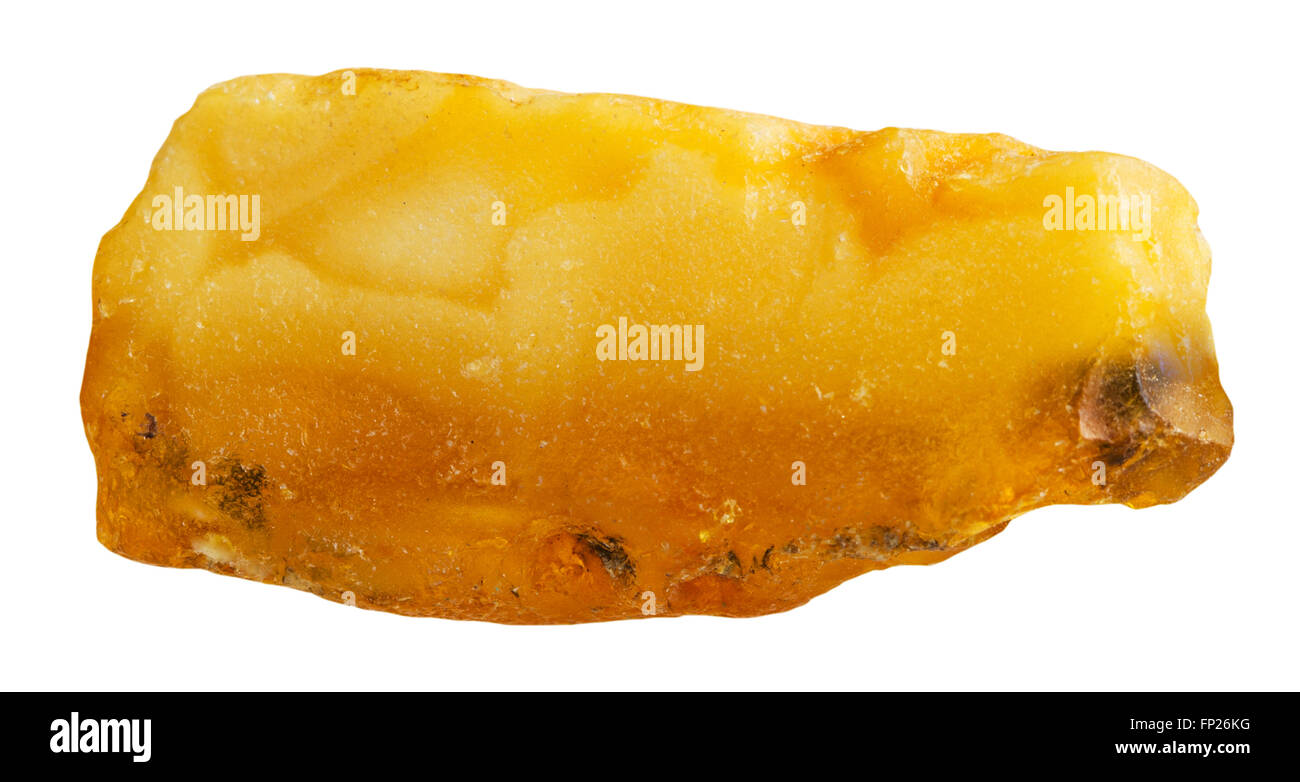 macro shooting of natural gemstone - pebble of rough amber mineral gem ...