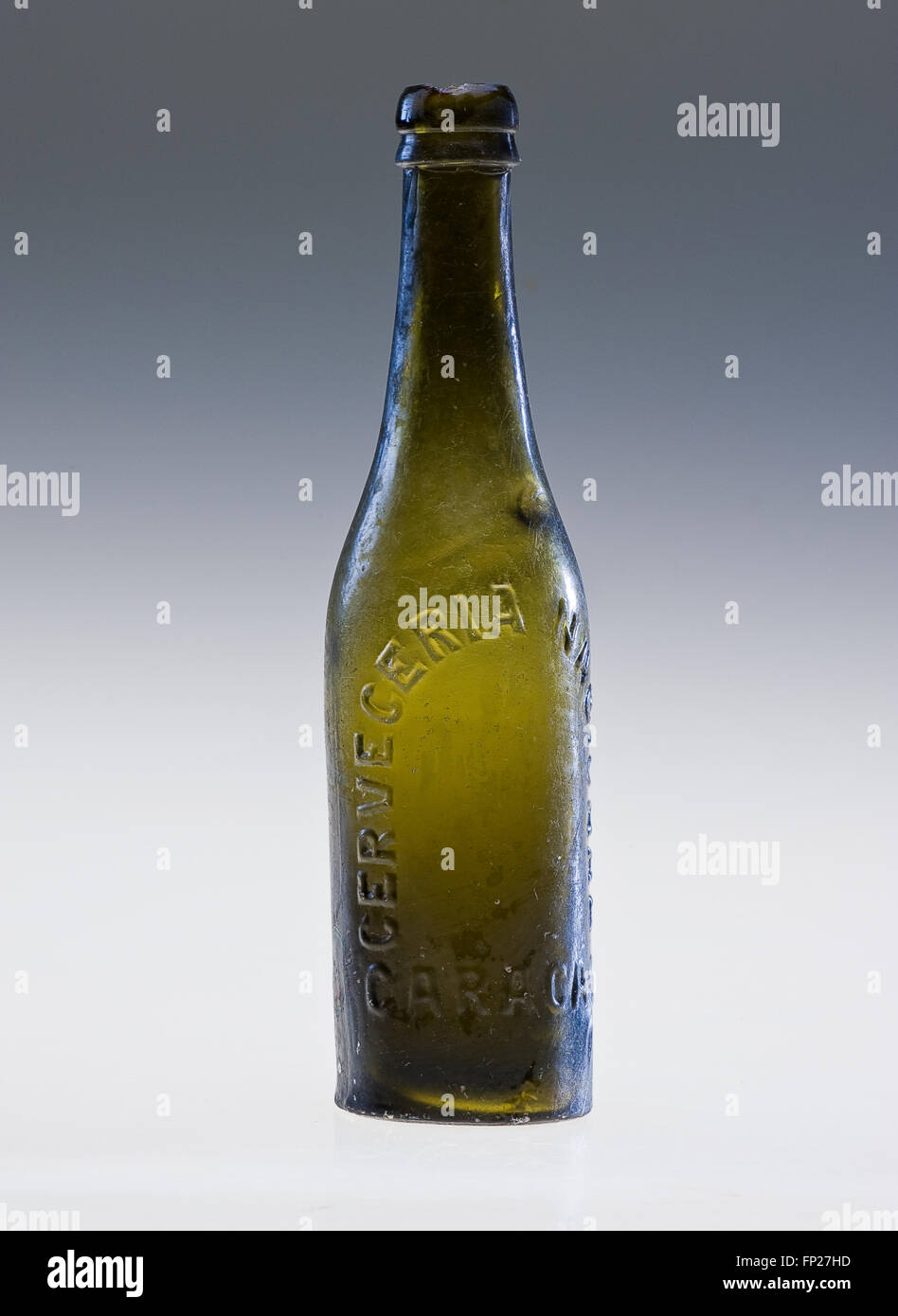 Green Glass Bottle Stock Photo - Alamy