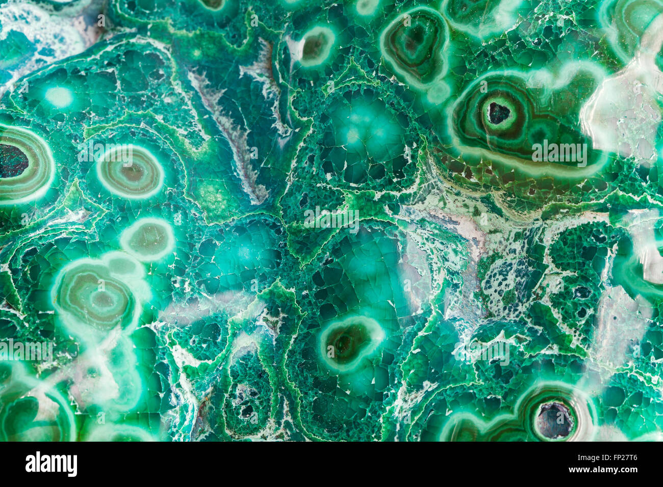 natural texture background - malachite mineral gemstone close up Stock ...