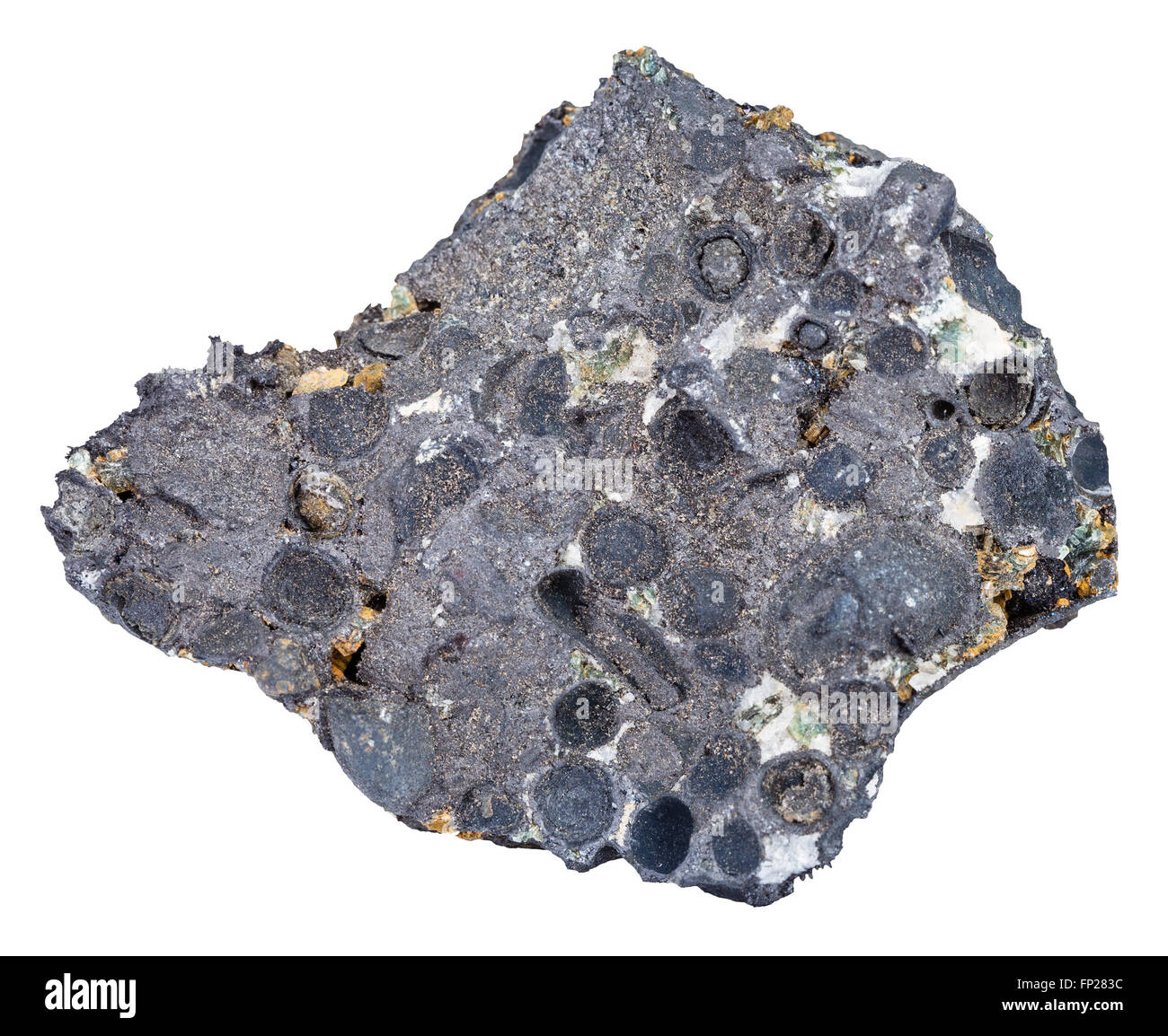 macro shooting of natural rock specimen - piece of Pisolite stone from ...