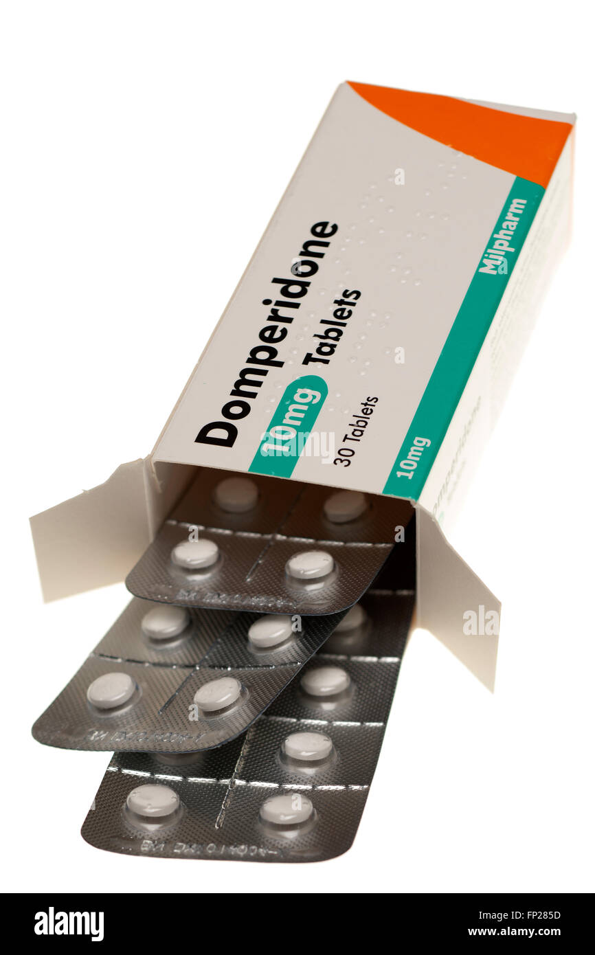 Box of 30 10mg Domperidone tablets Stock Photo - Alamy