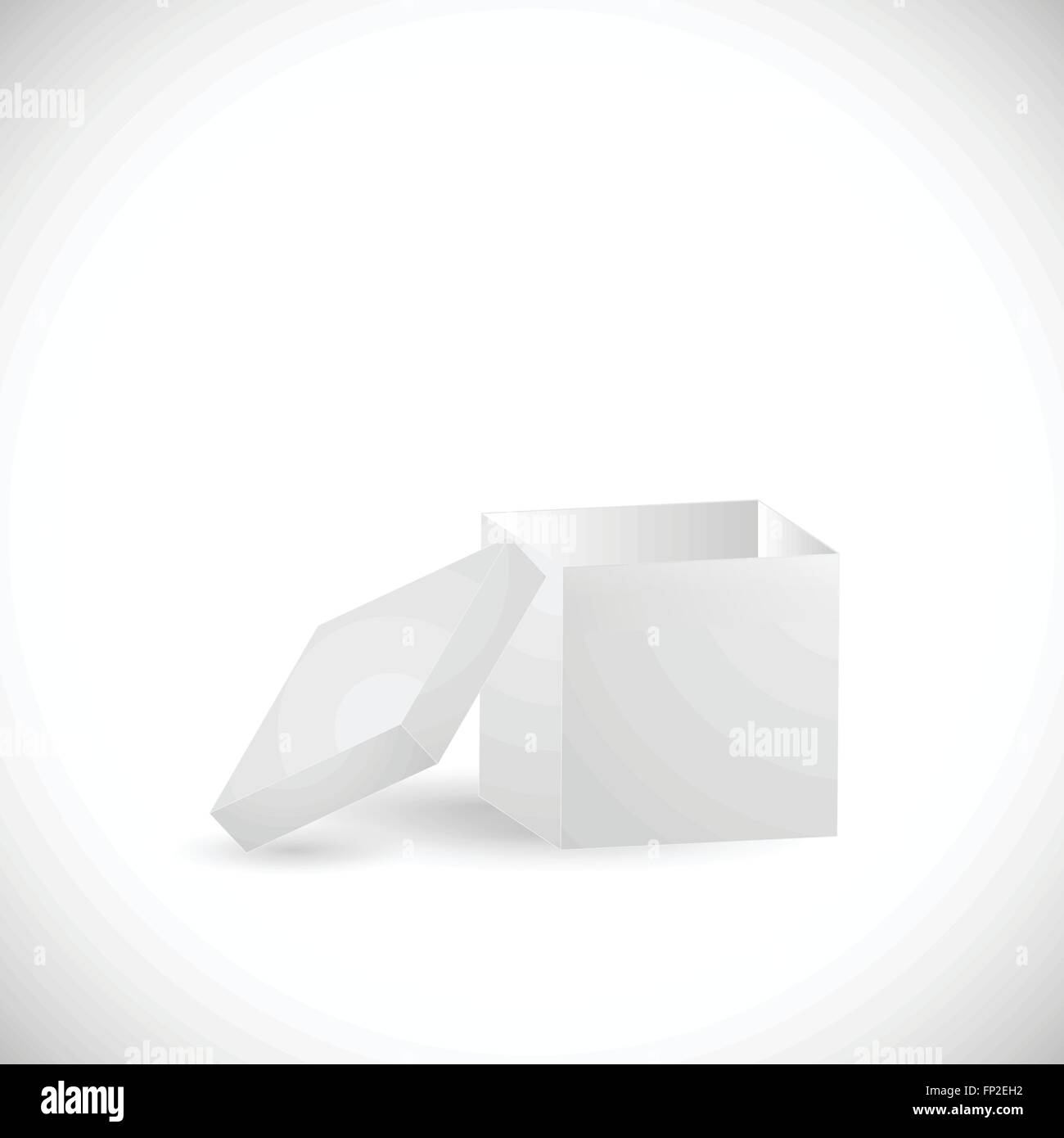 Illustration of a box isolated on a white background Stock Vector Image ...