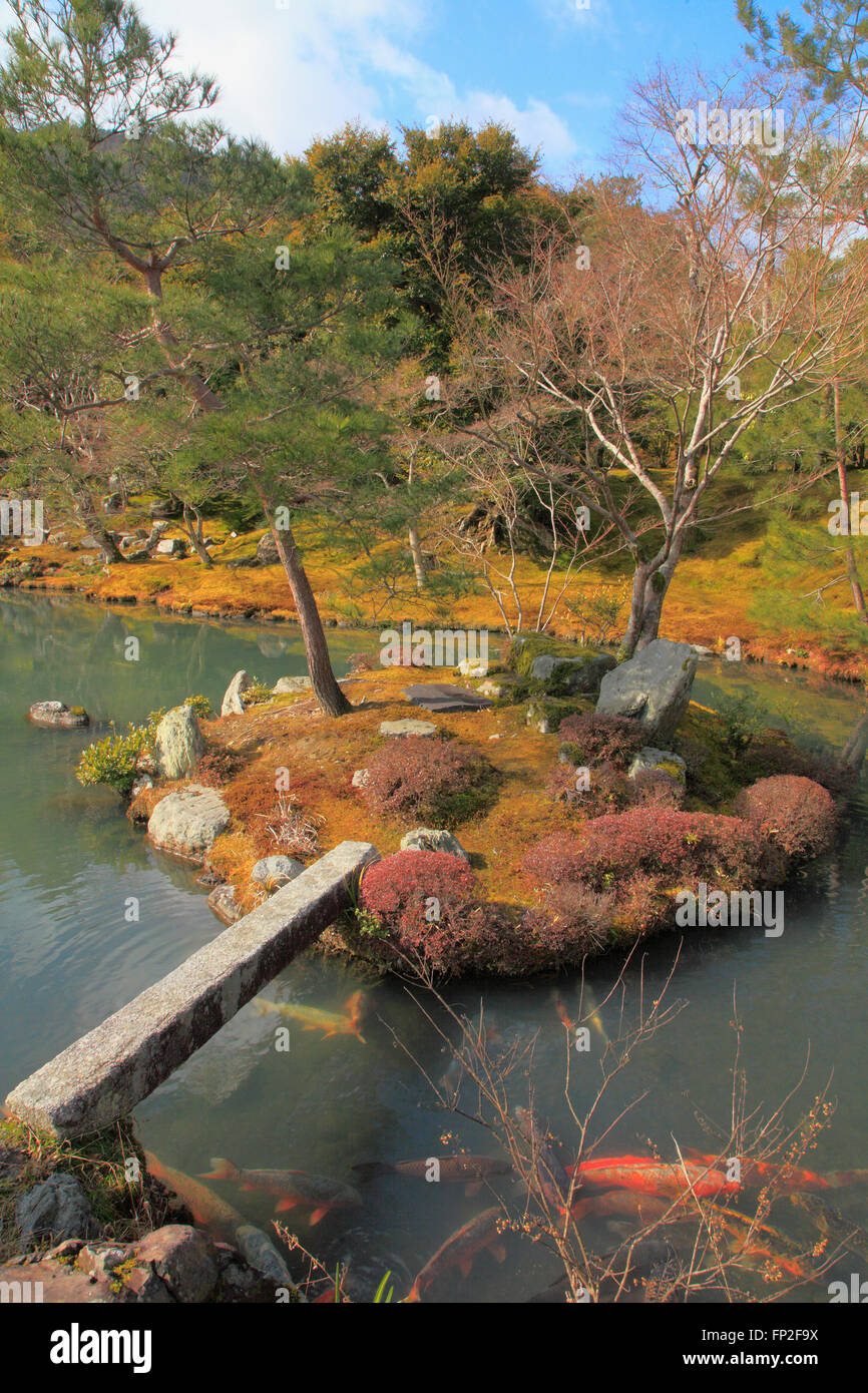 Japan; Kyoto; Arashiyama, Tenryu-ji Temple, garden Stock Photo - Alamy