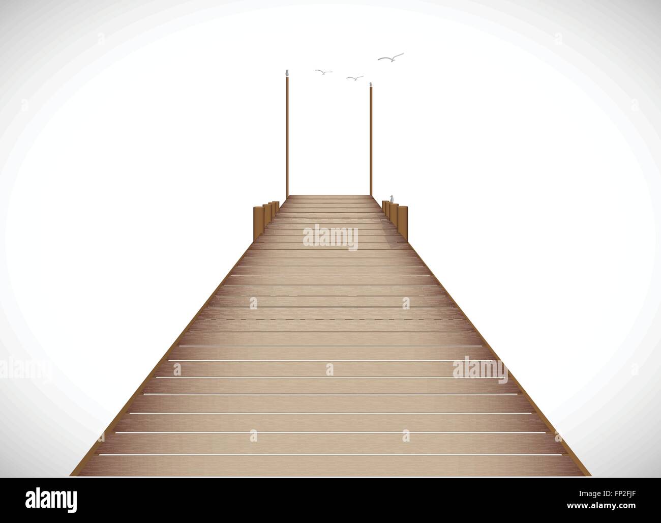 Illustration of a dock isolated on a white background Stock Vector ...
