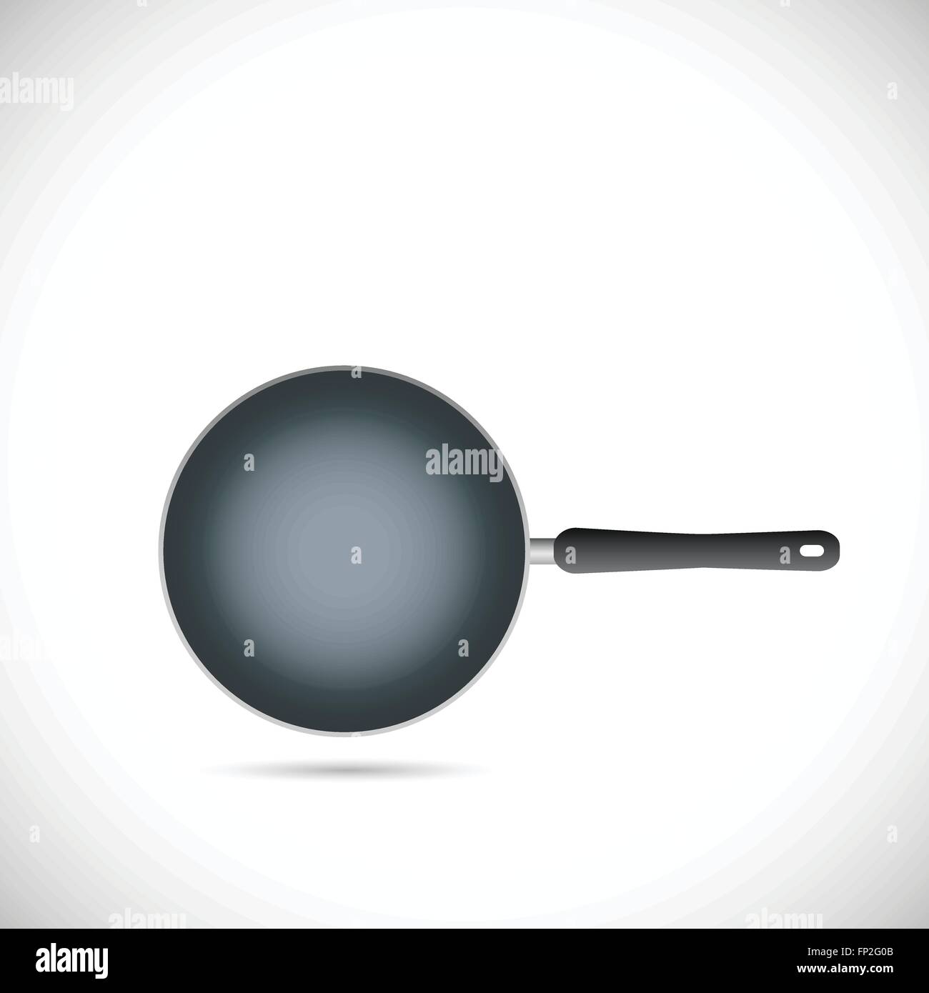 Illustration of a frying pan isolated on a white background Stock ...
