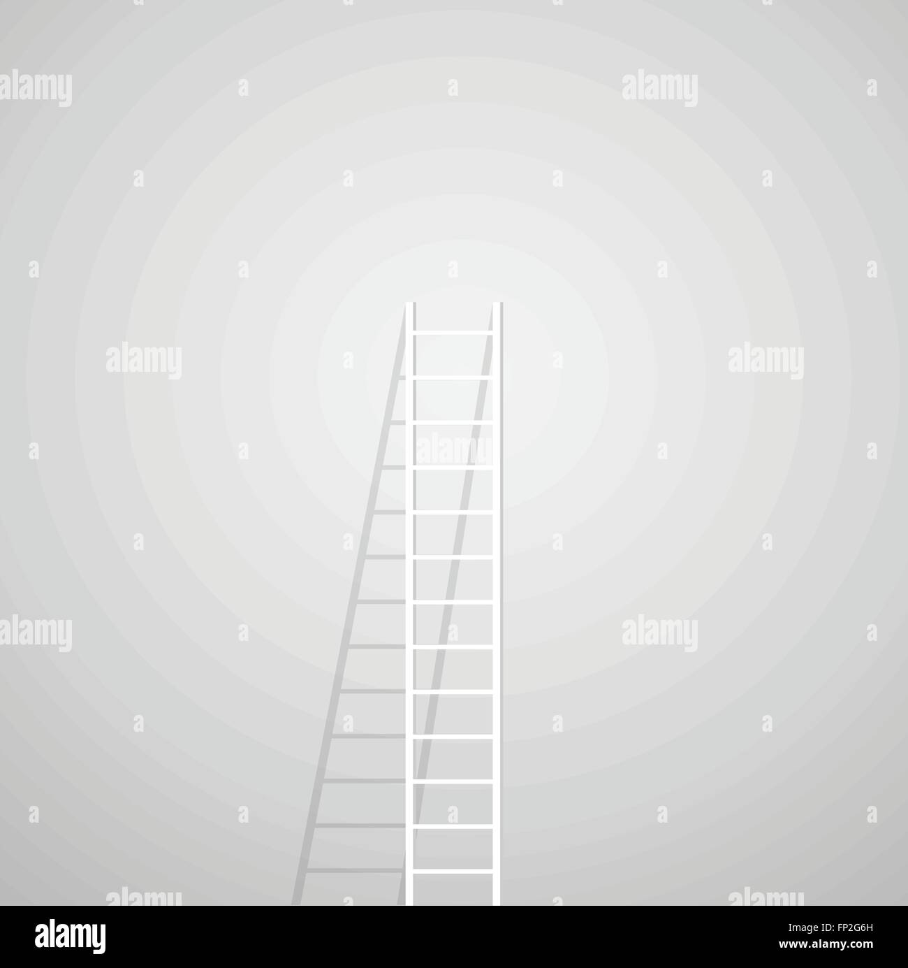 Ladder leaning wall Stock Vector Images - Alamy