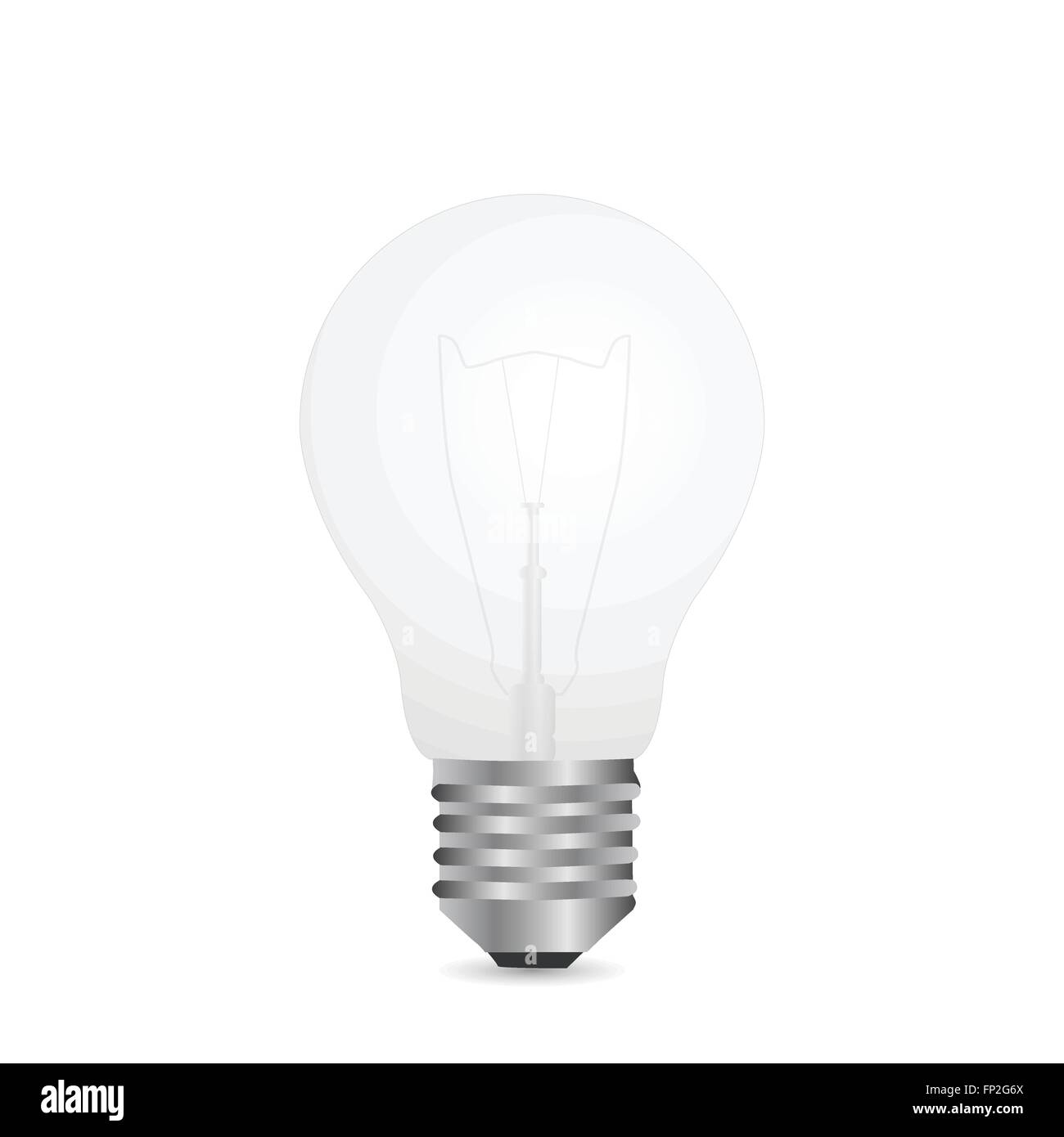 Illustration of a lightbulb isolated on a gray background Stock Vector ...
