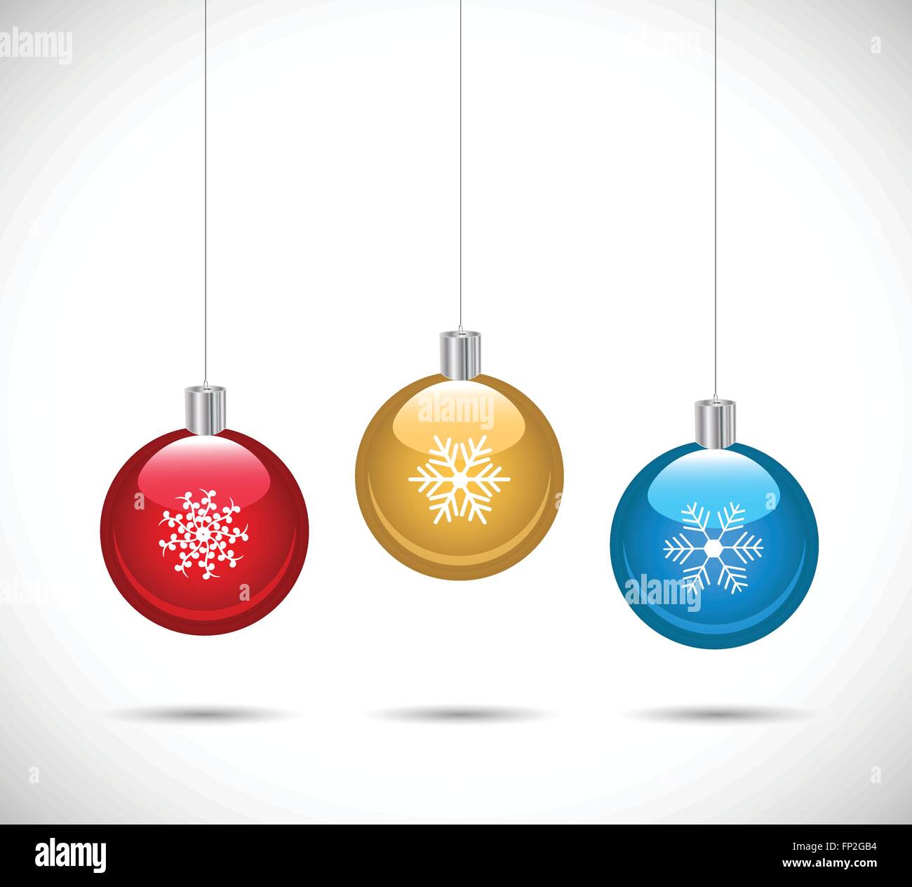 Illustration of colorful ornaments isolated on a white background Stock ...