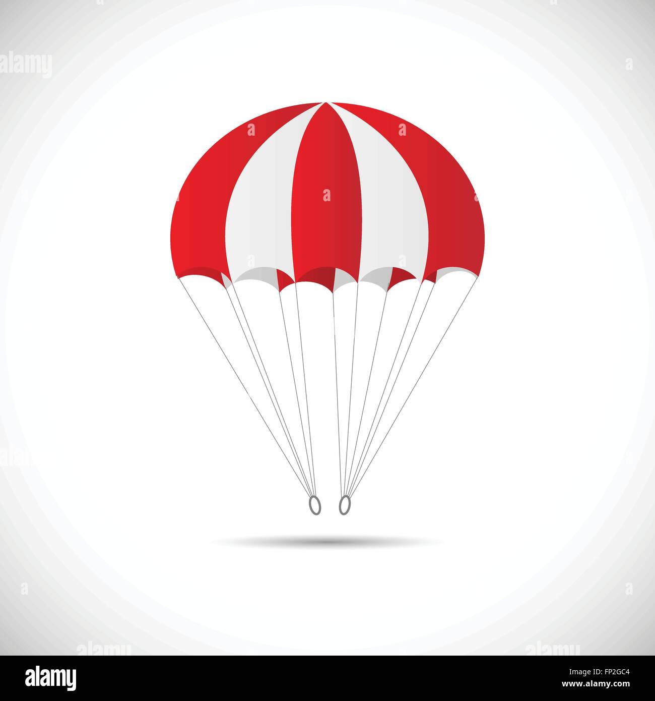 Illustration of a parachute isolated on a white background Stock Vector ...