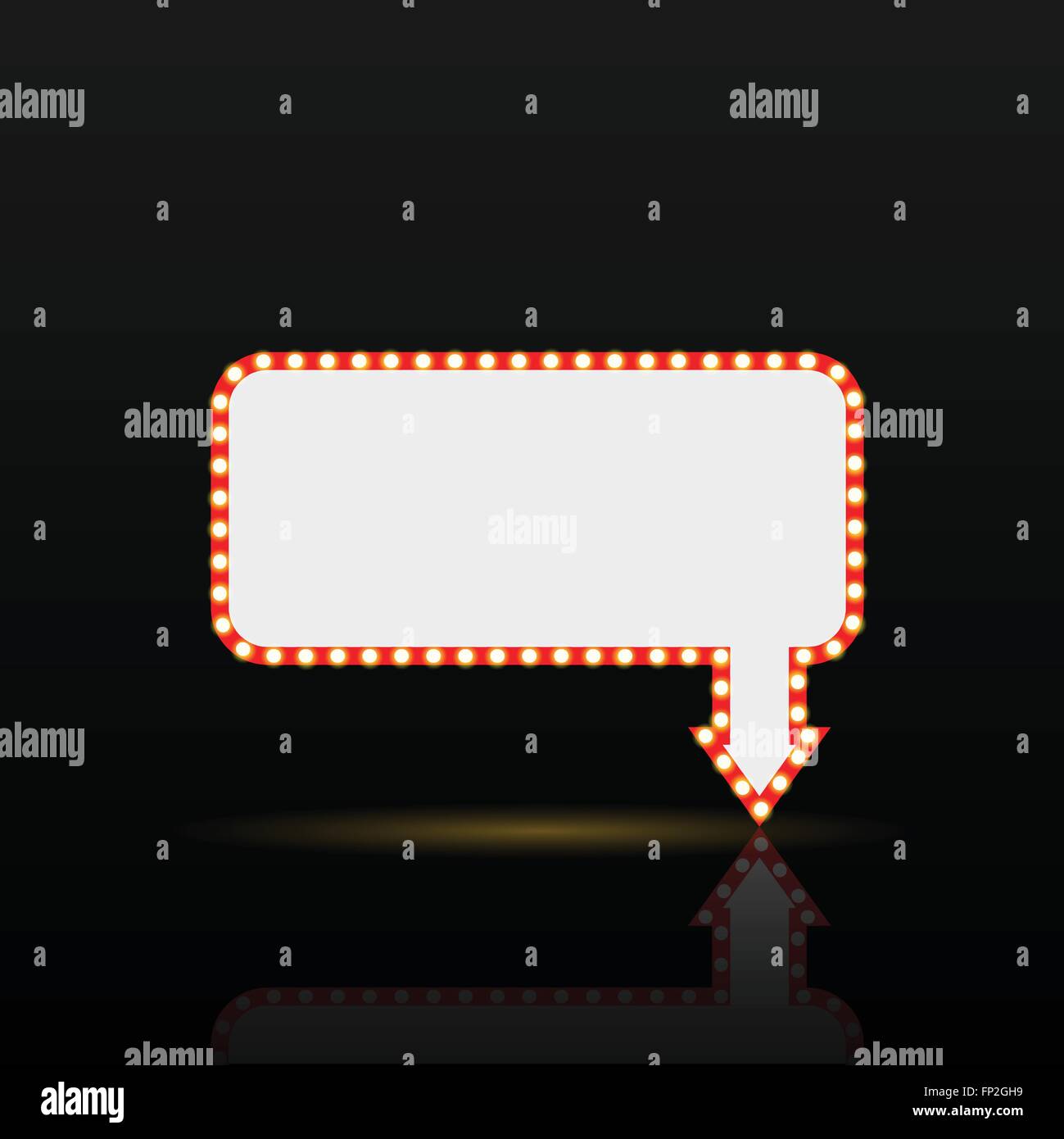 Lightbulb against dark background Stock Vector Images - Alamy