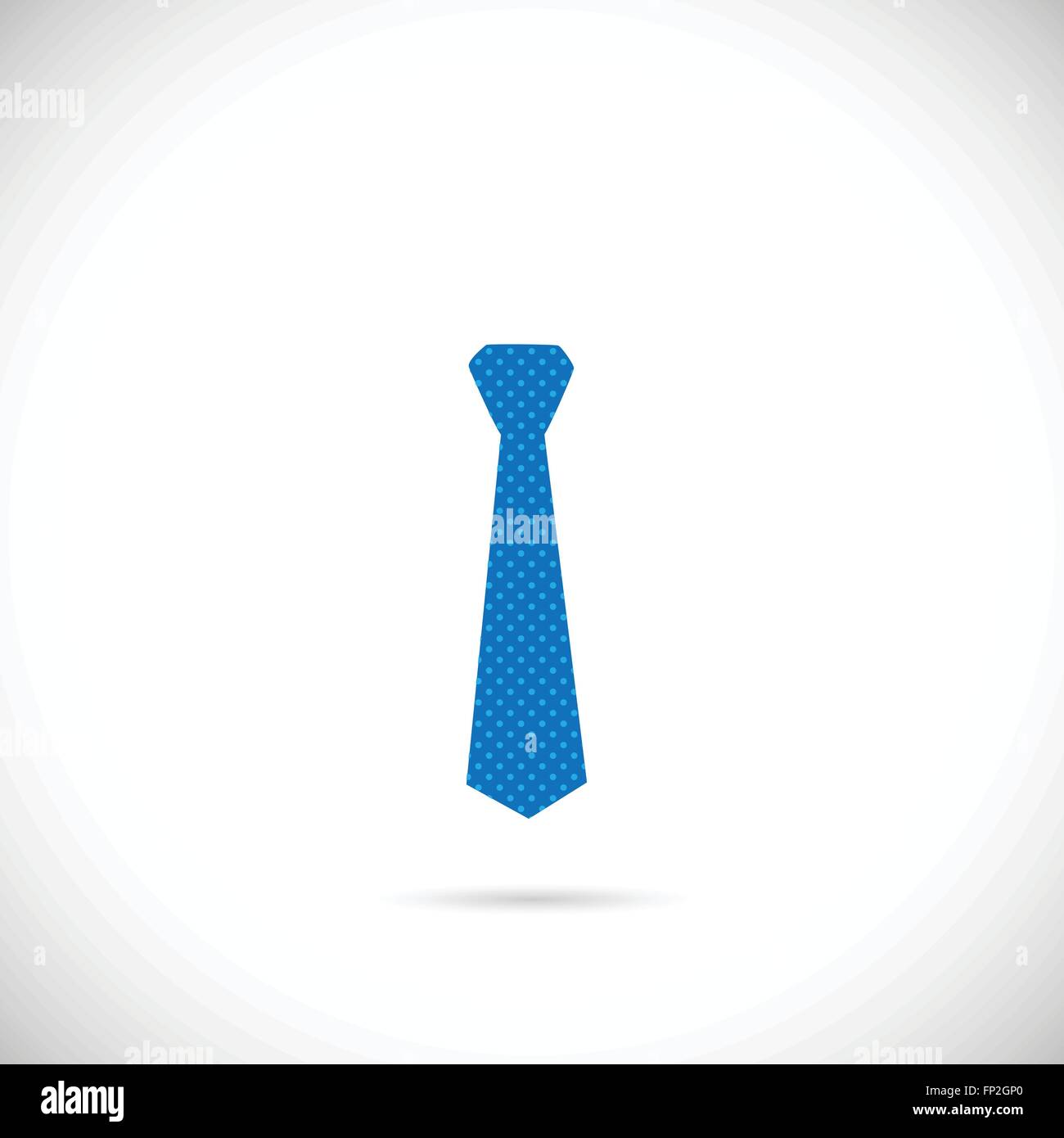Illustration of a colorful blue tie isolated on a white background ...