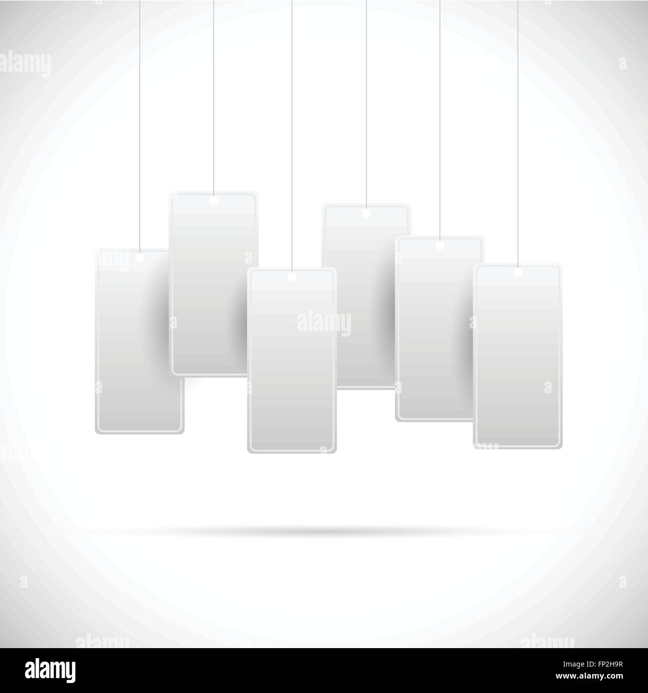 Illustration of blank tags isolated on a white background Stock Vector ...