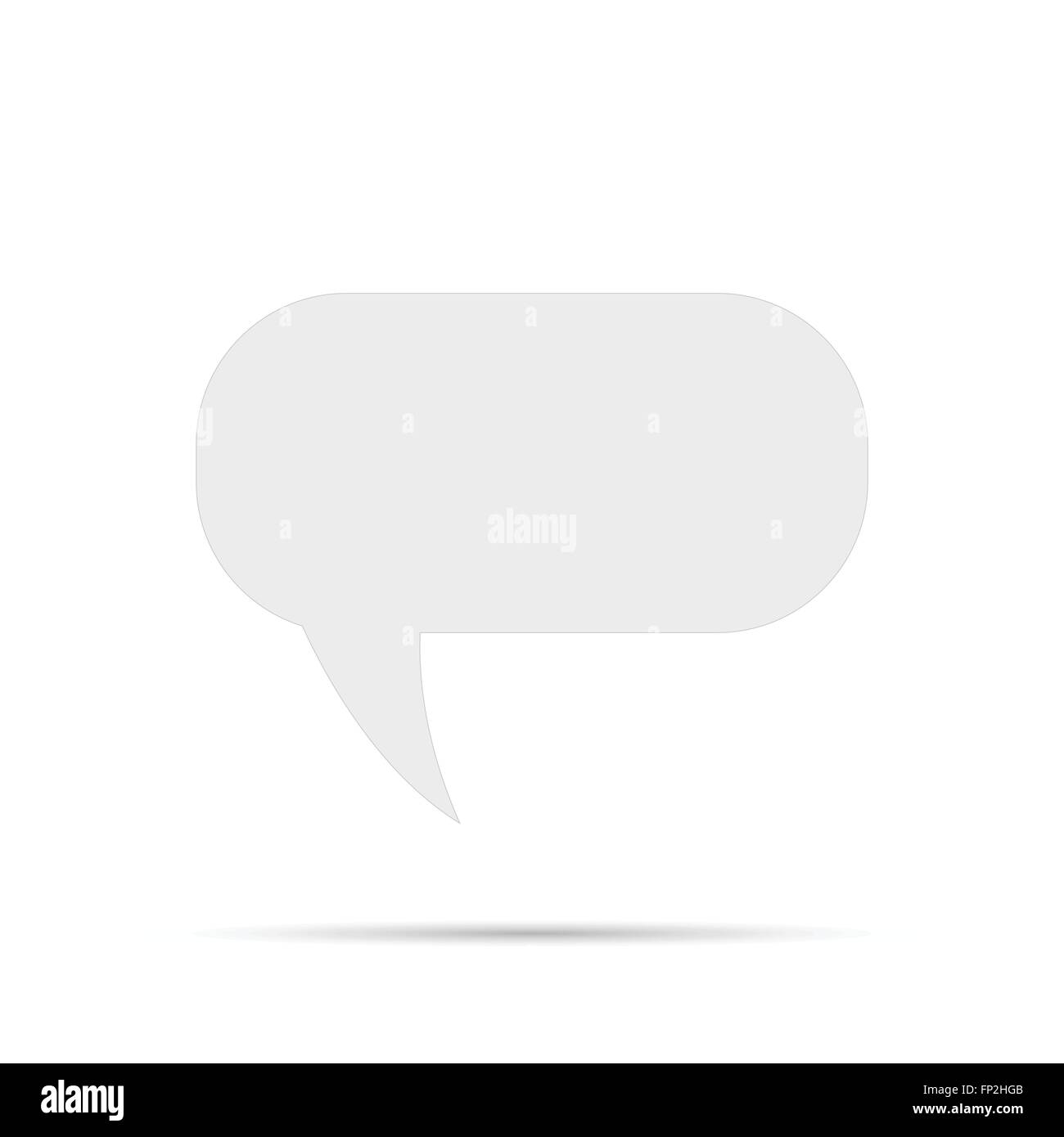 Illustration of a chat bubble isolated on a white background Stock ...