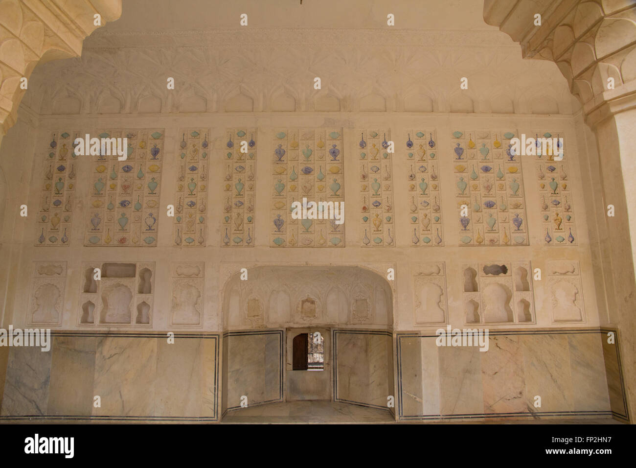 Interior of amber fort rajasthan india hi-res stock photography and ...