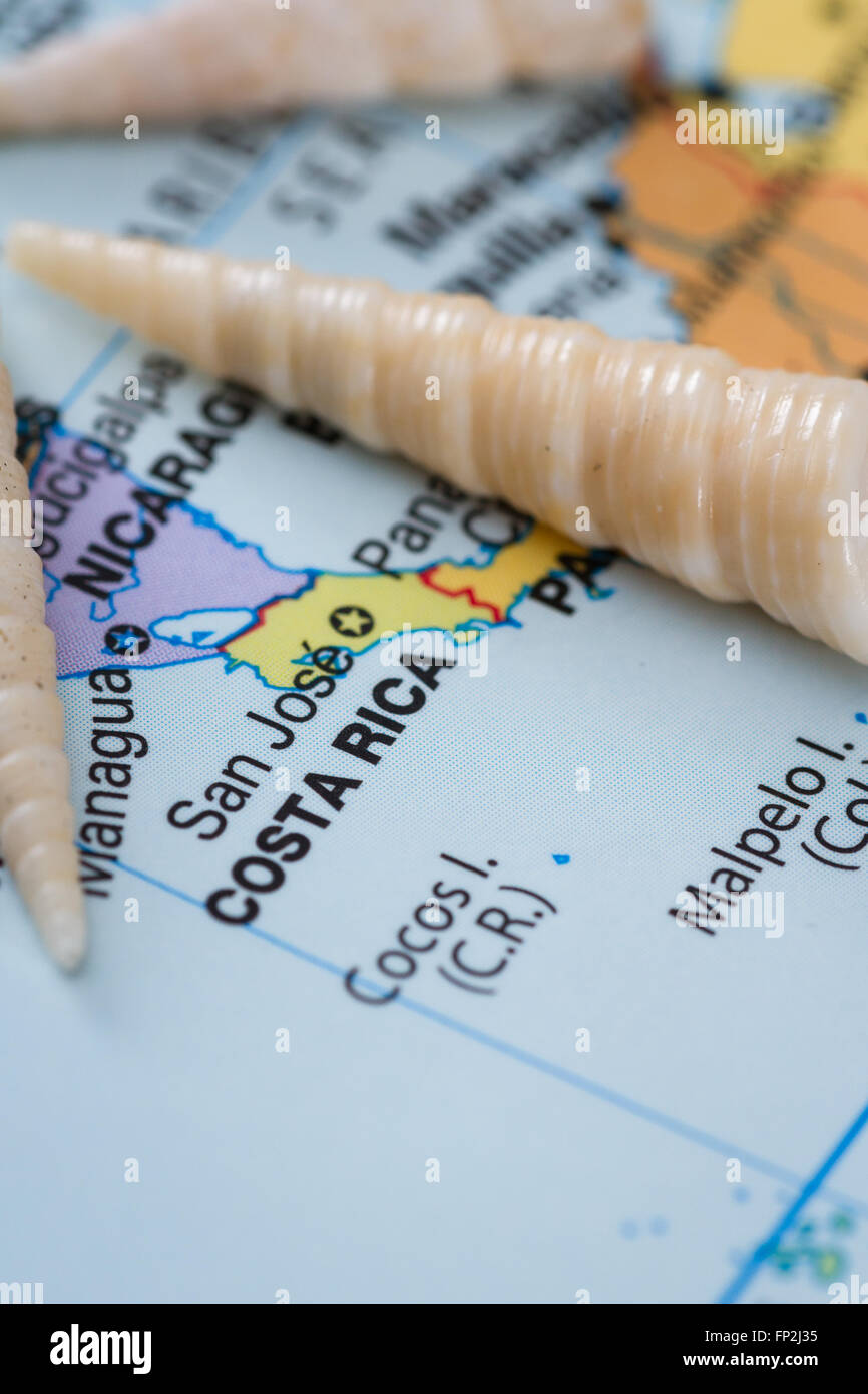 Central america map borders hi-res stock photography and images - Alamy