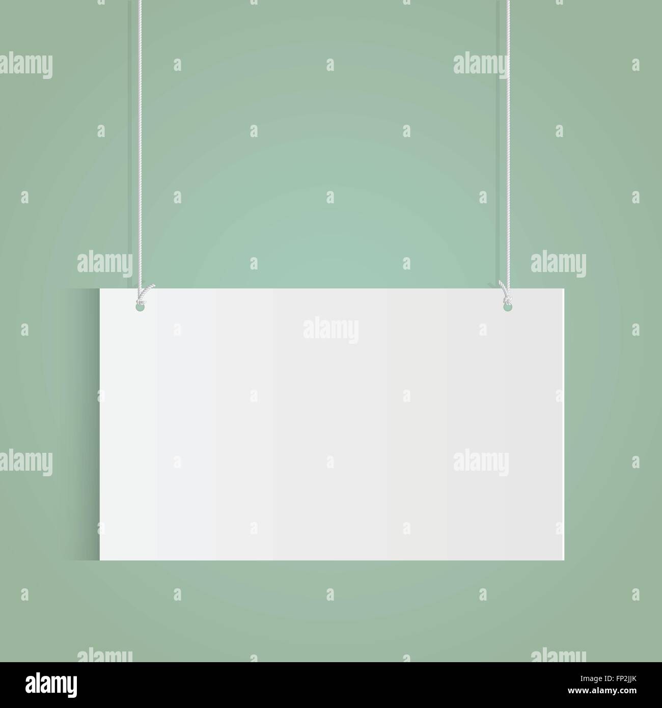Illustration of a hanging sign isolated on a colorful background Stock ...