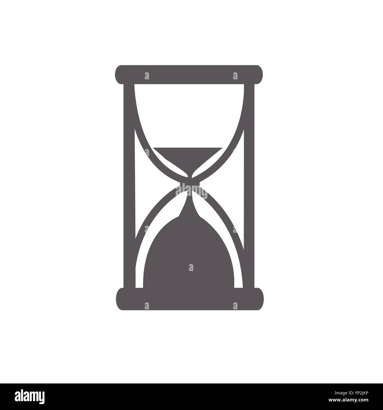 Hourglass vector illustration isolated on a white background Stock ...