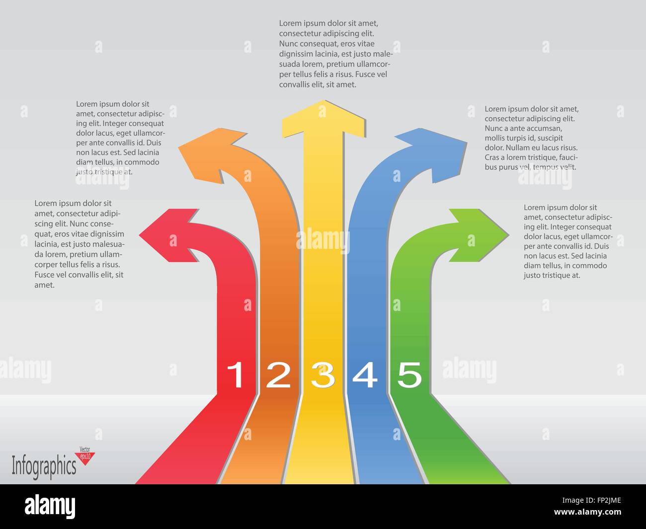 Infographic arrows hi-res stock photography and images - Alamy
