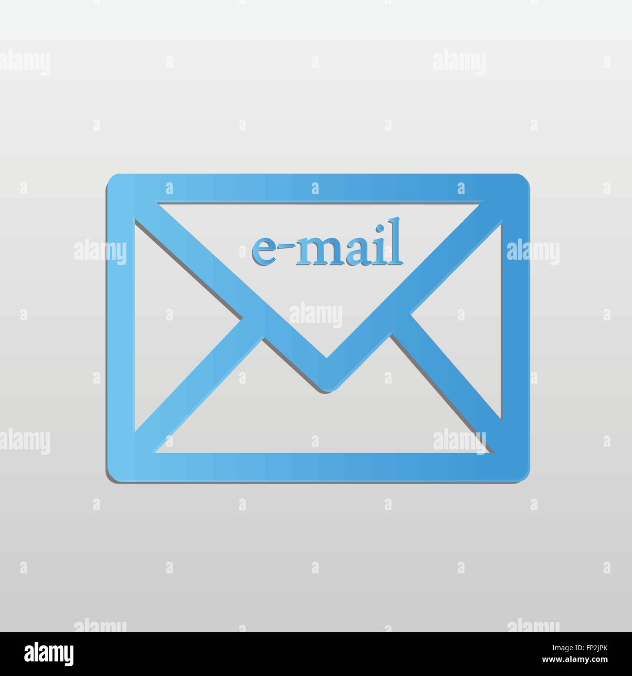 Gray email Stock Vector Images - Alamy