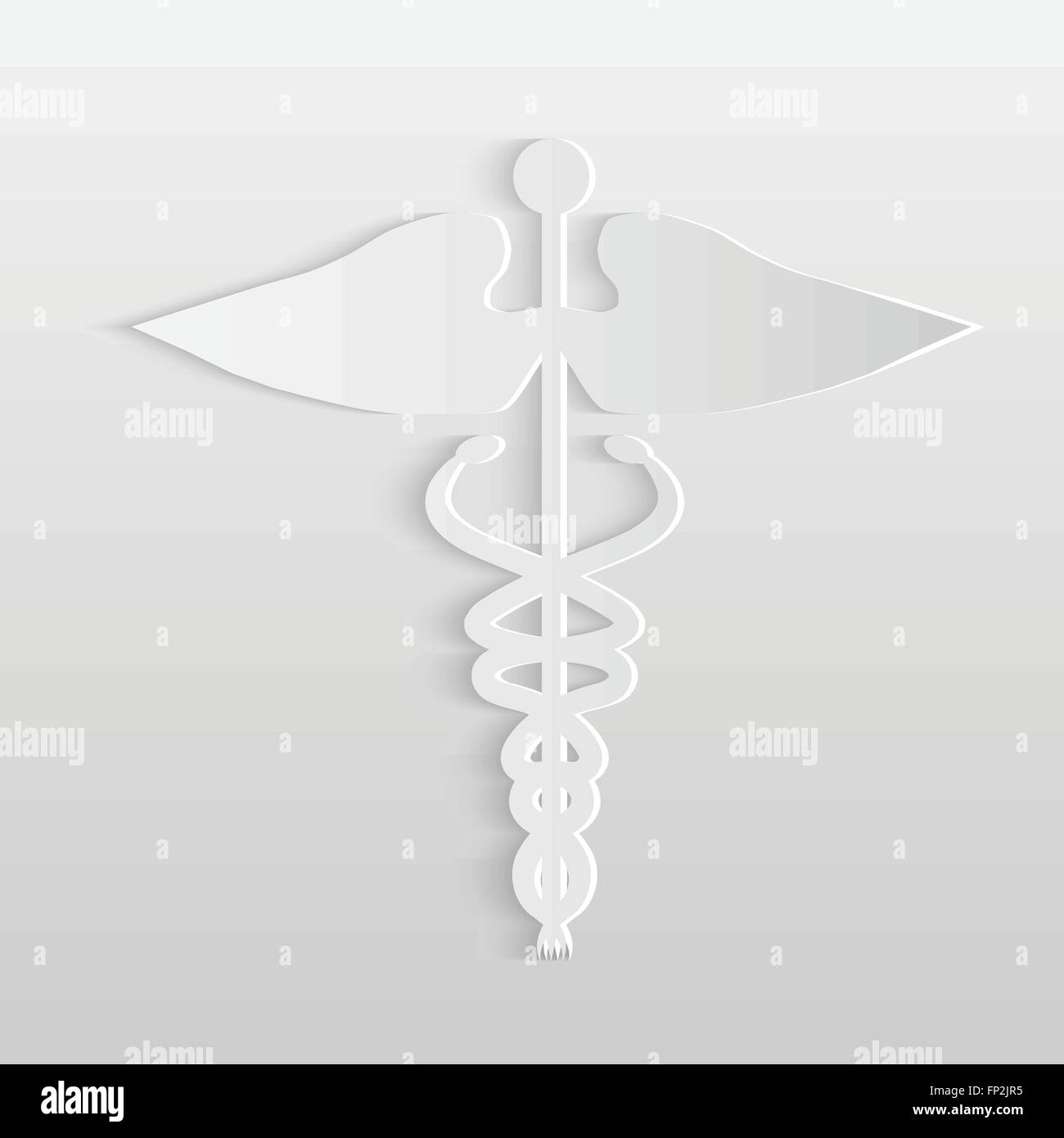 Illustration of a paper medical symbol isolated on a white background ...