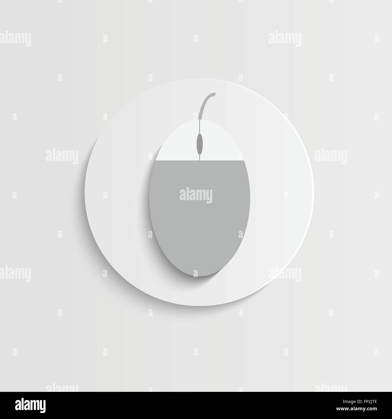 Illustration of a computer mouse button isolated on a white background ...