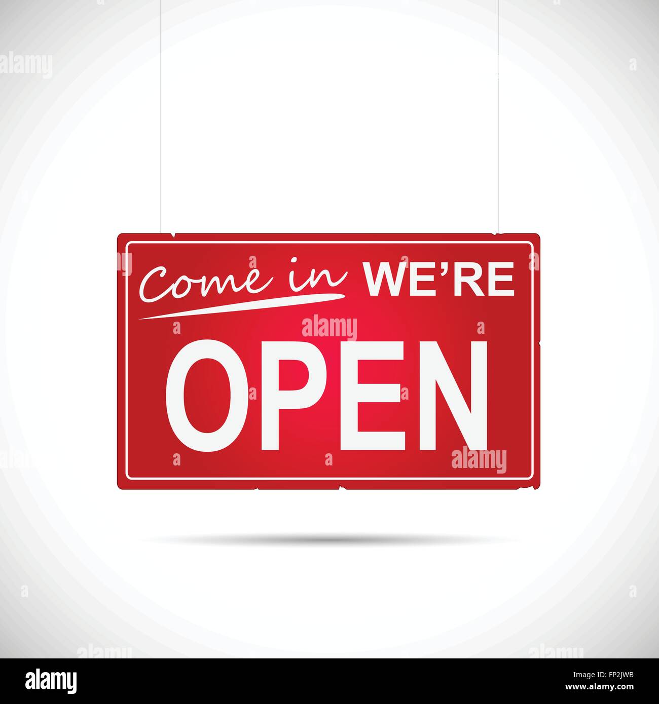 Illustration of an business Open sign isolated on a white background ...