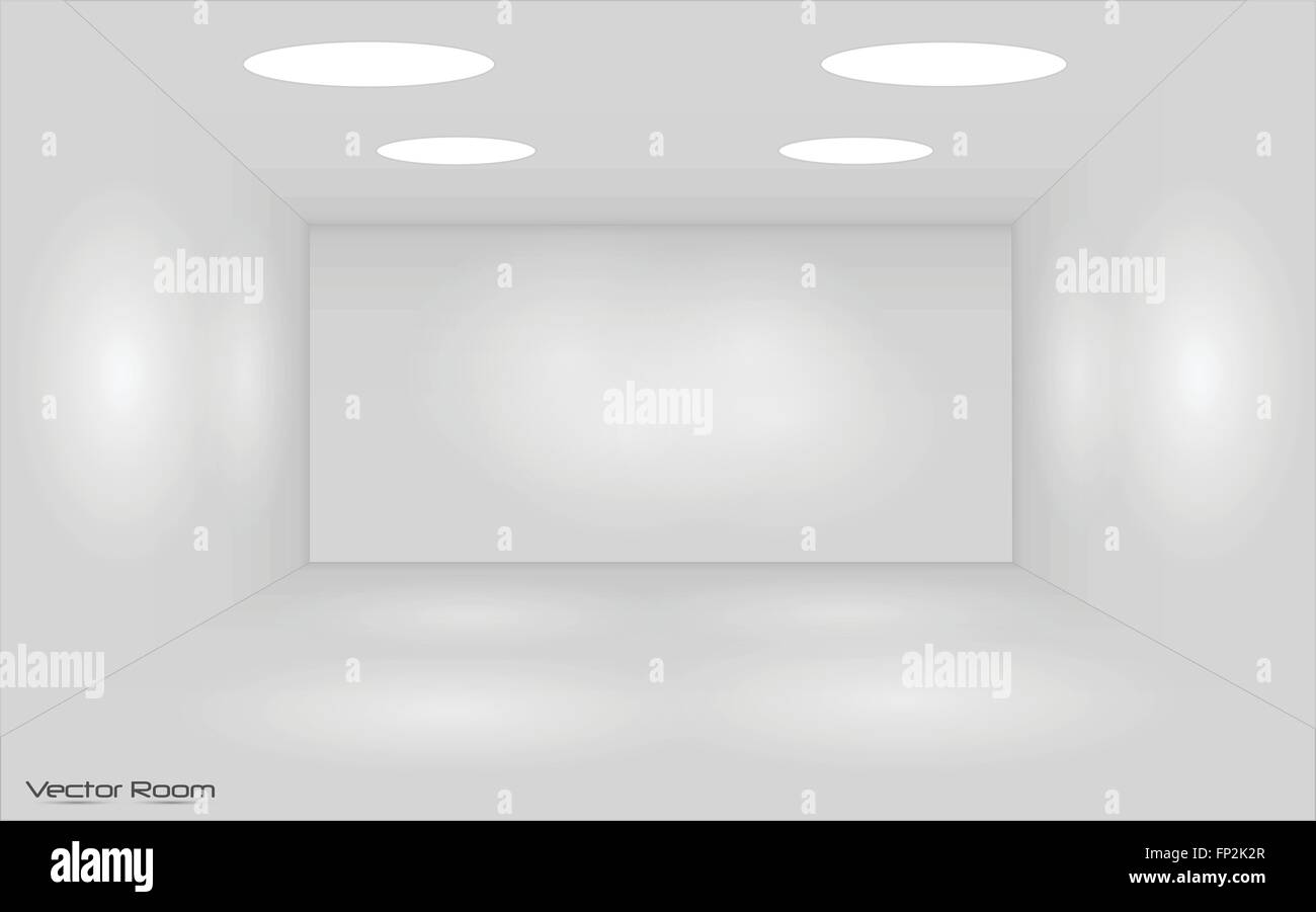 Interior room white walls Stock Vector Images - Alamy