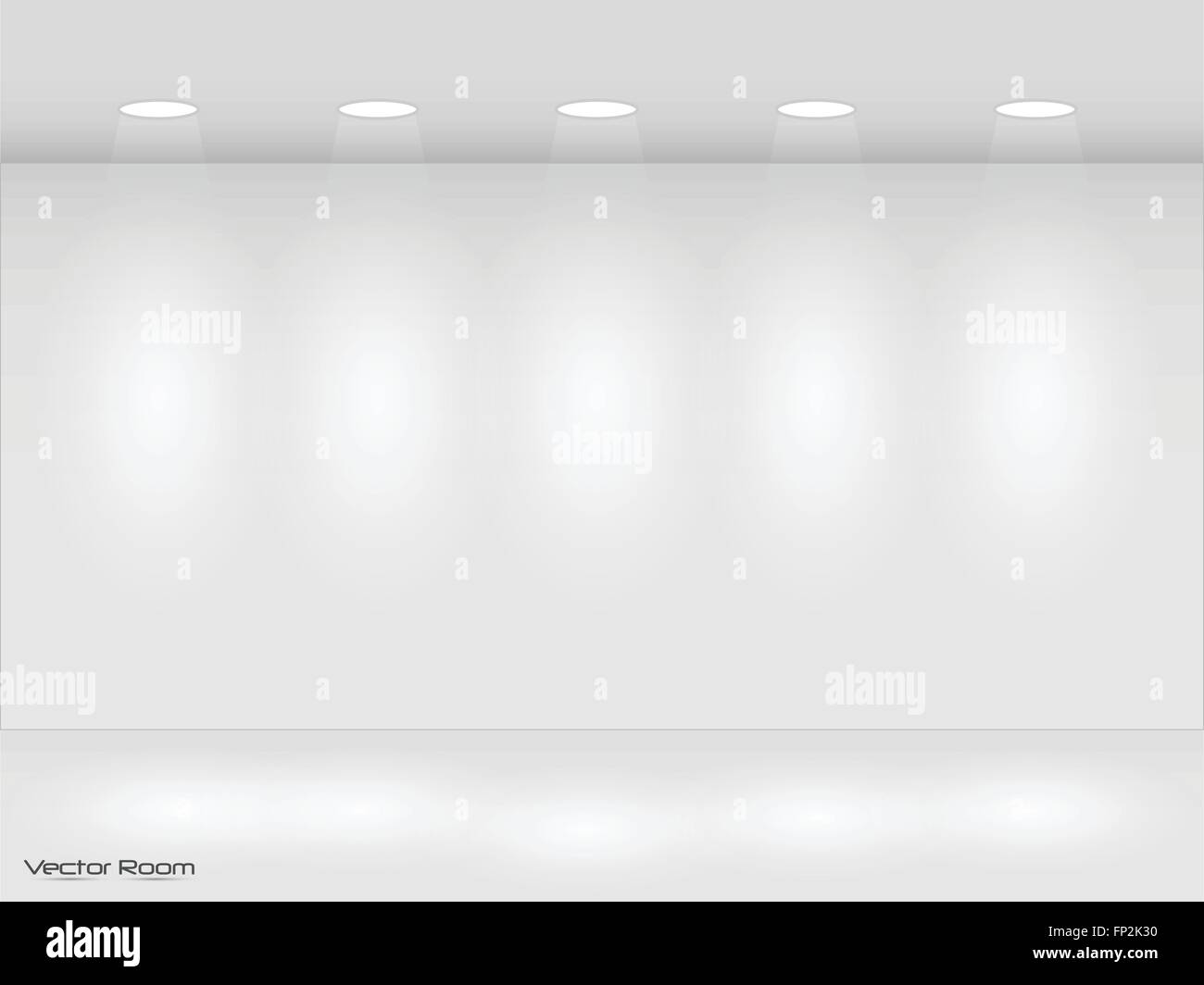 Illustration of room with lights Stock Vector Image & Art - Alamy