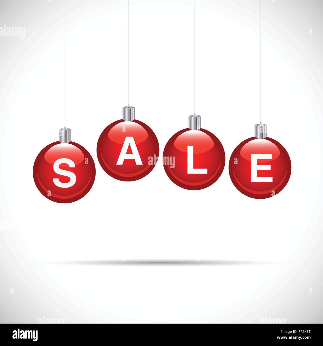 Illustration of ornaments with spelling the word SALE isolated on a ...