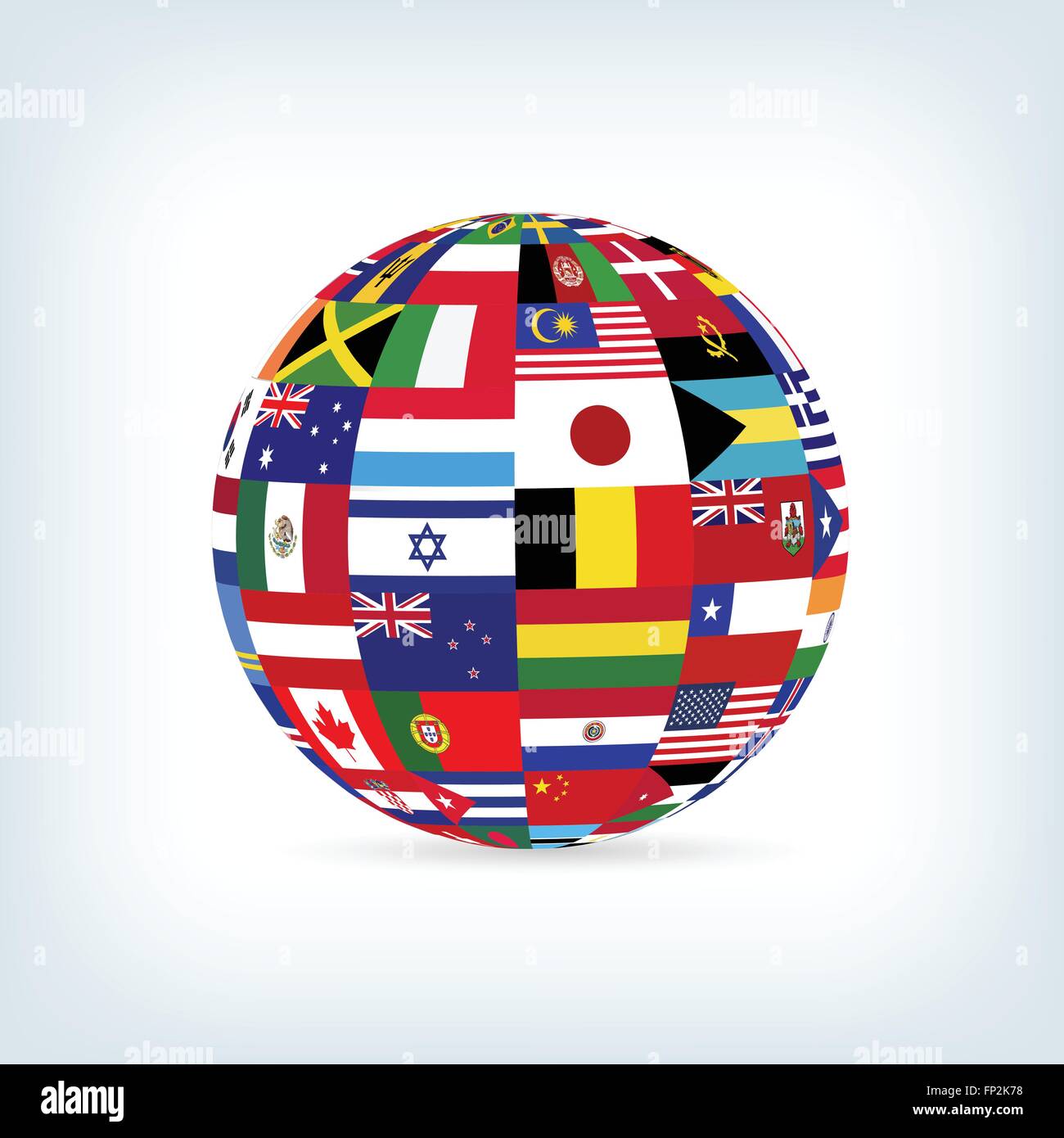 Flags of many nations Stock Vector Images - Alamy